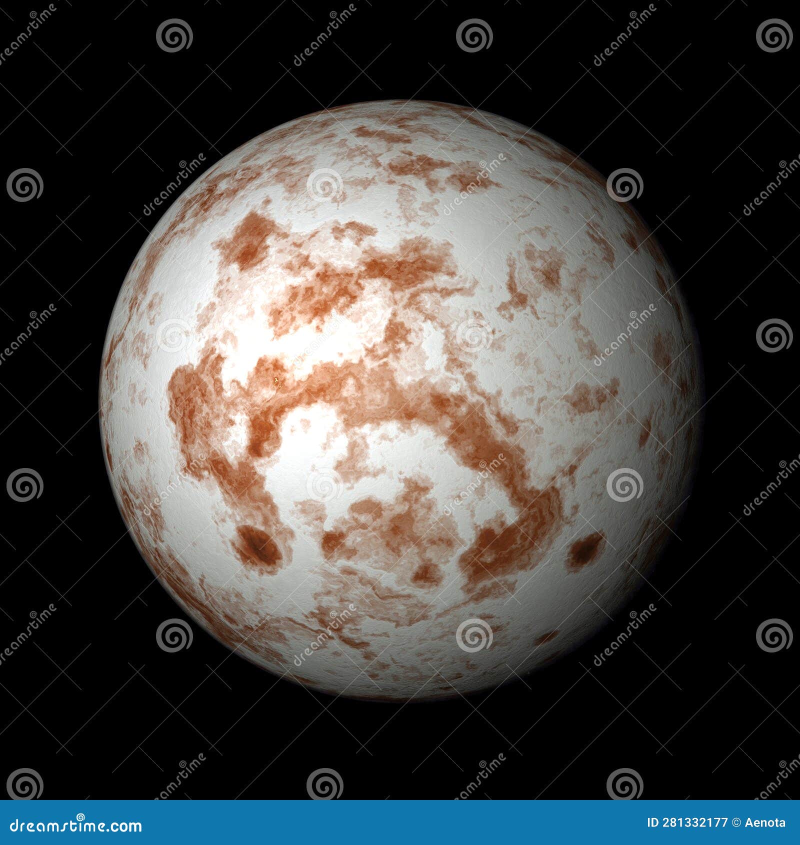 Gray planet celestial body stock illustration. Illustration of sphere ...