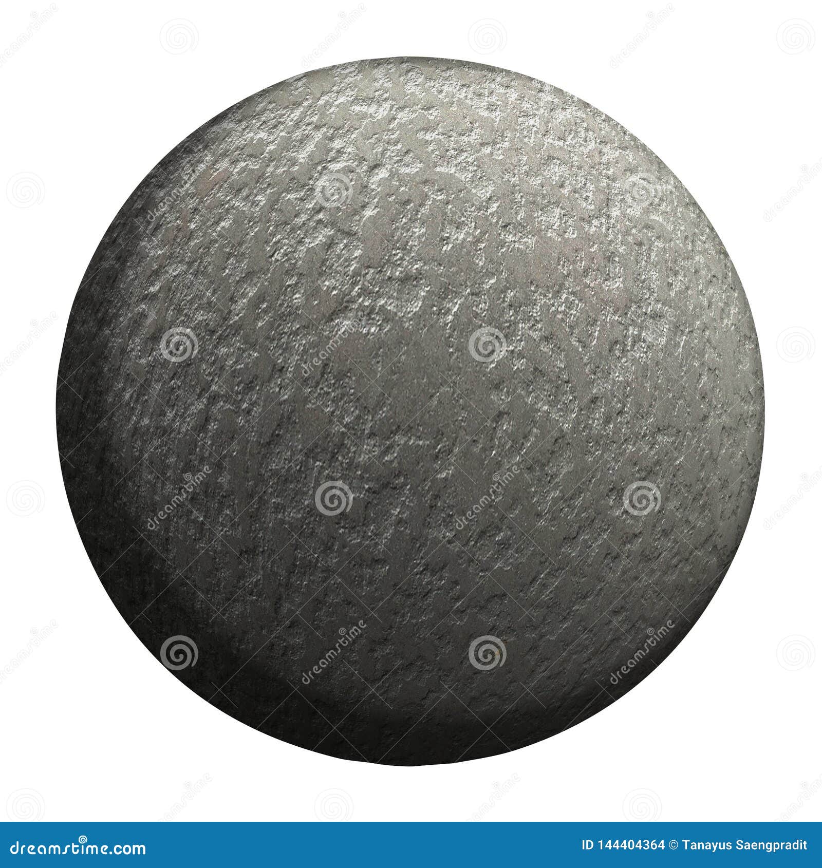 Gray Planet Isolated and Add Clipping Path Stock Illustration ...
