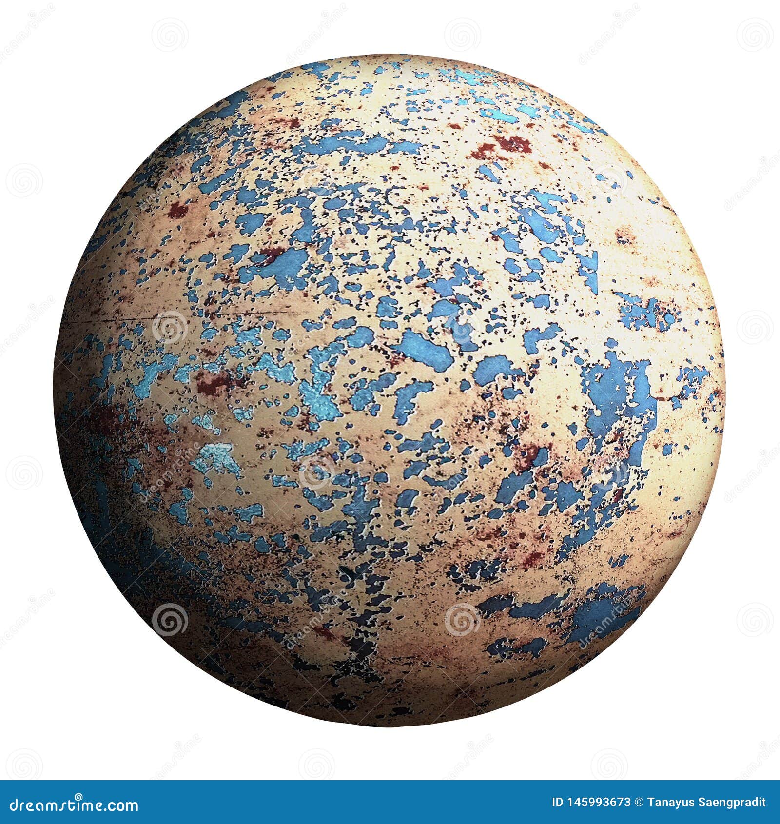 Gray Planet Isolated and Add Clipping Path Stock Illustration ...