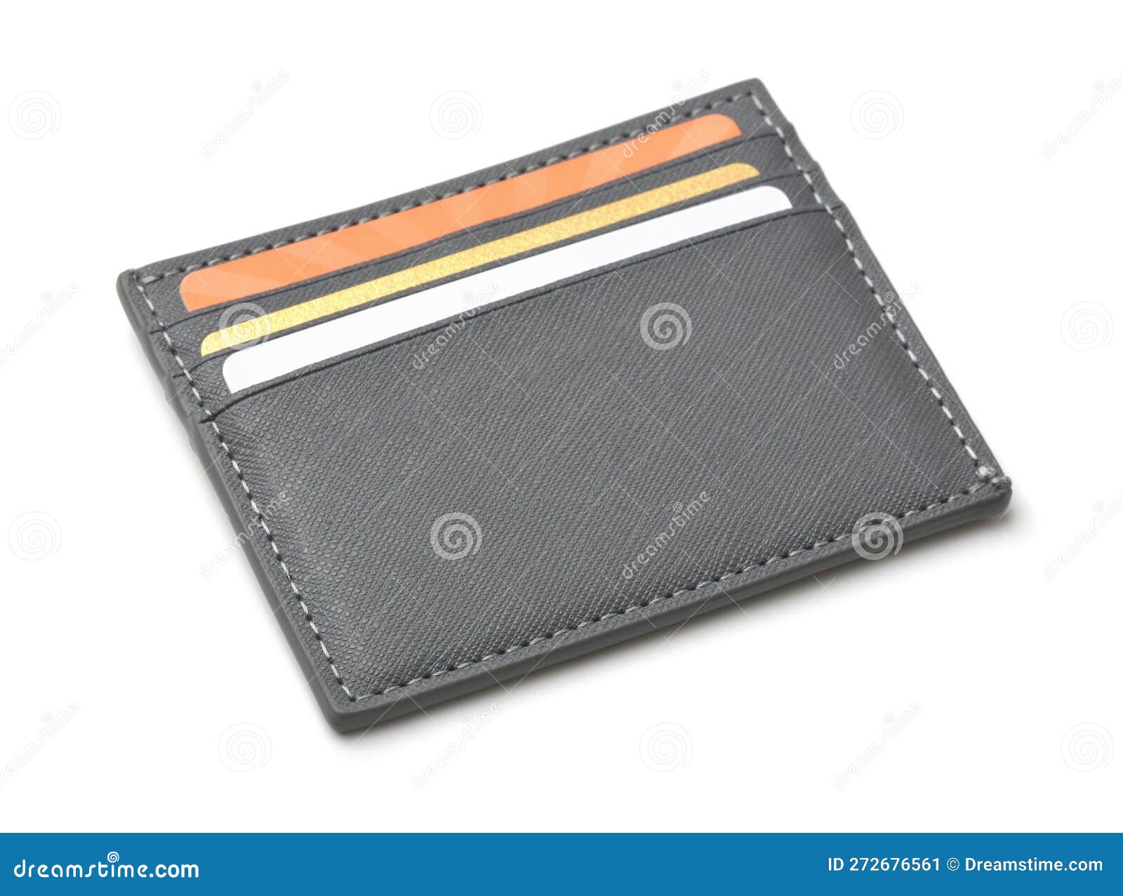 Gray plastic card holder stock image. Image of closeup - 272676561