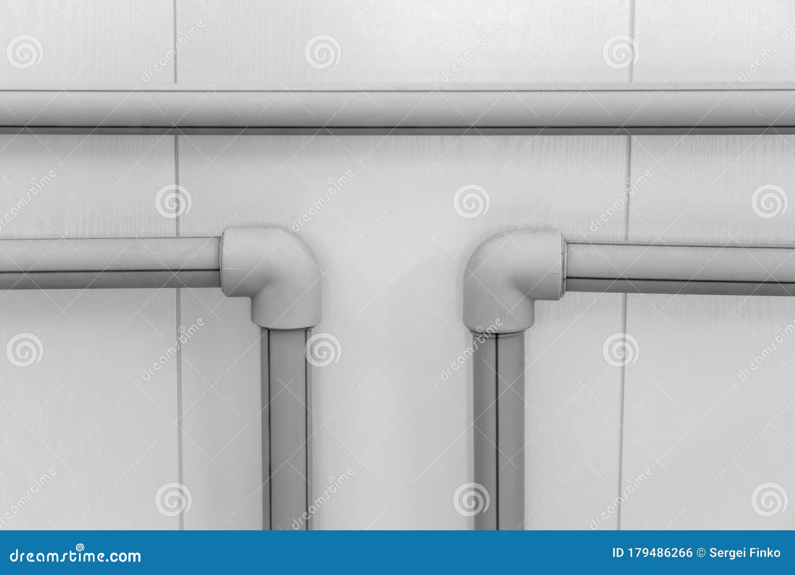 Plastic heating pipes stock photo. Image of hydraulic - 179486266