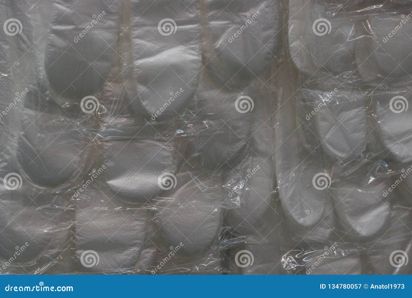 Gray Plastic Texture of Cellophane Gloves in a Heap Stock Image - Image ...