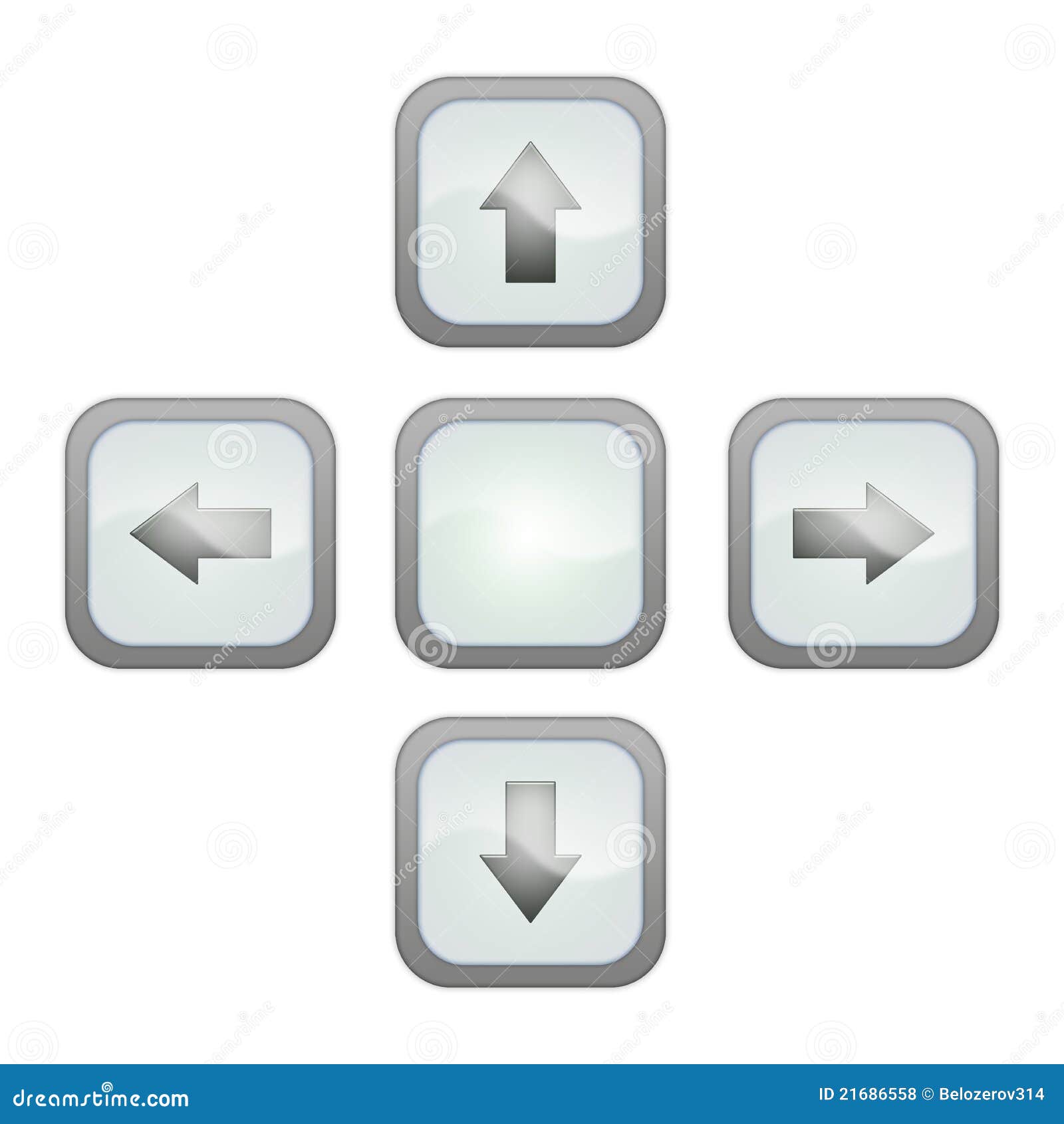 Gray pointer buttons stock illustration. Illustration of black - 21686558