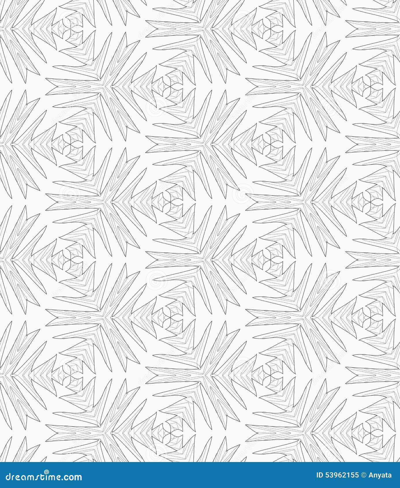 Gray Pointy Complex Shapes Textured with Scribble Stock Vector ...