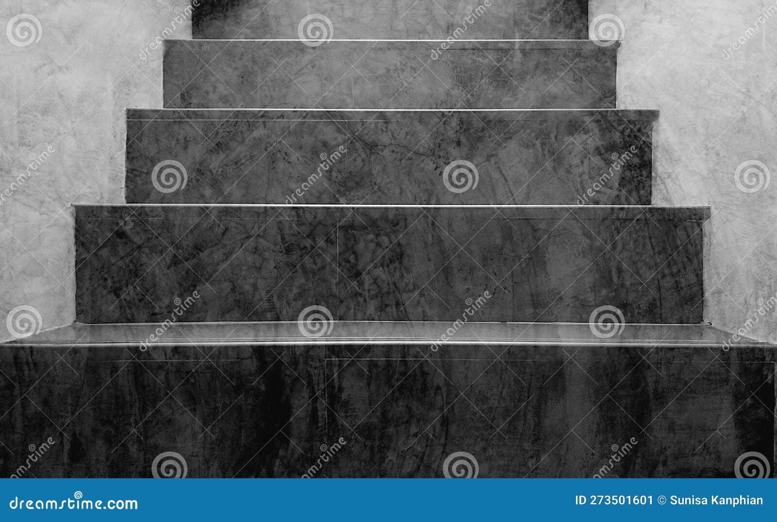 Gray Polished Concrete Steps, Loft Stairway Texture for the Background ...