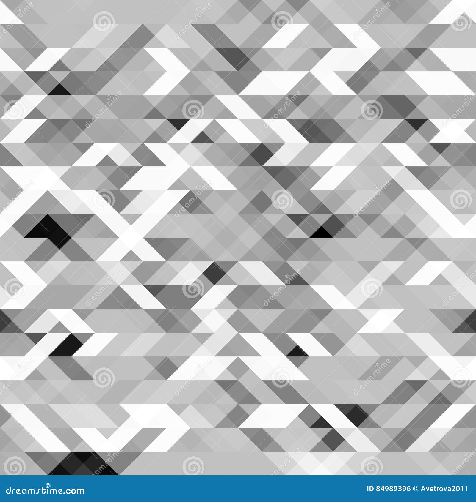 Gray Polygonal Seamless Pattern. Grayscale Futuristic Geometric Texture ...
