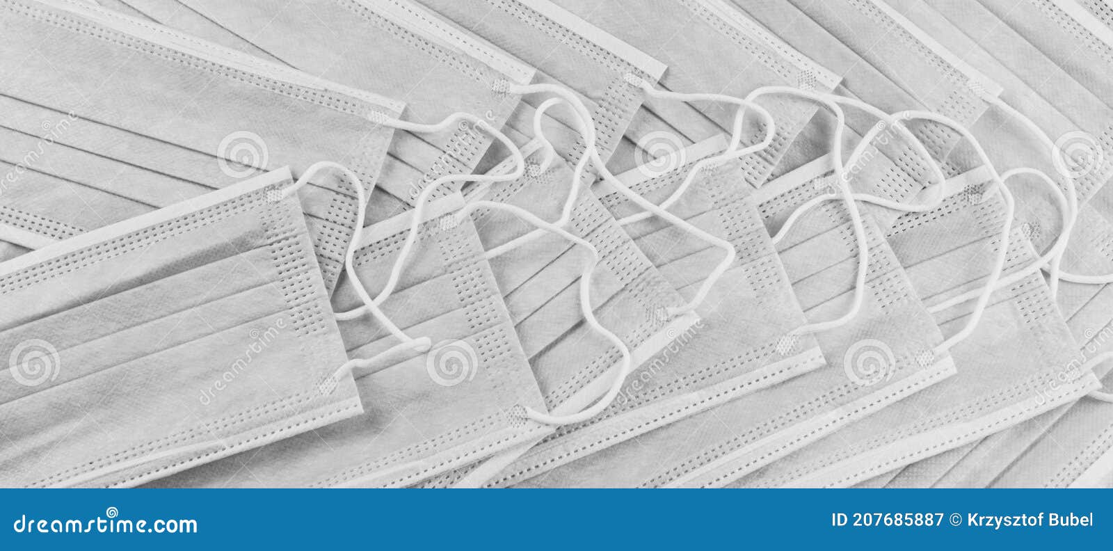 Gray Protective Masks with Visible Details. Background or Textura Stock ...