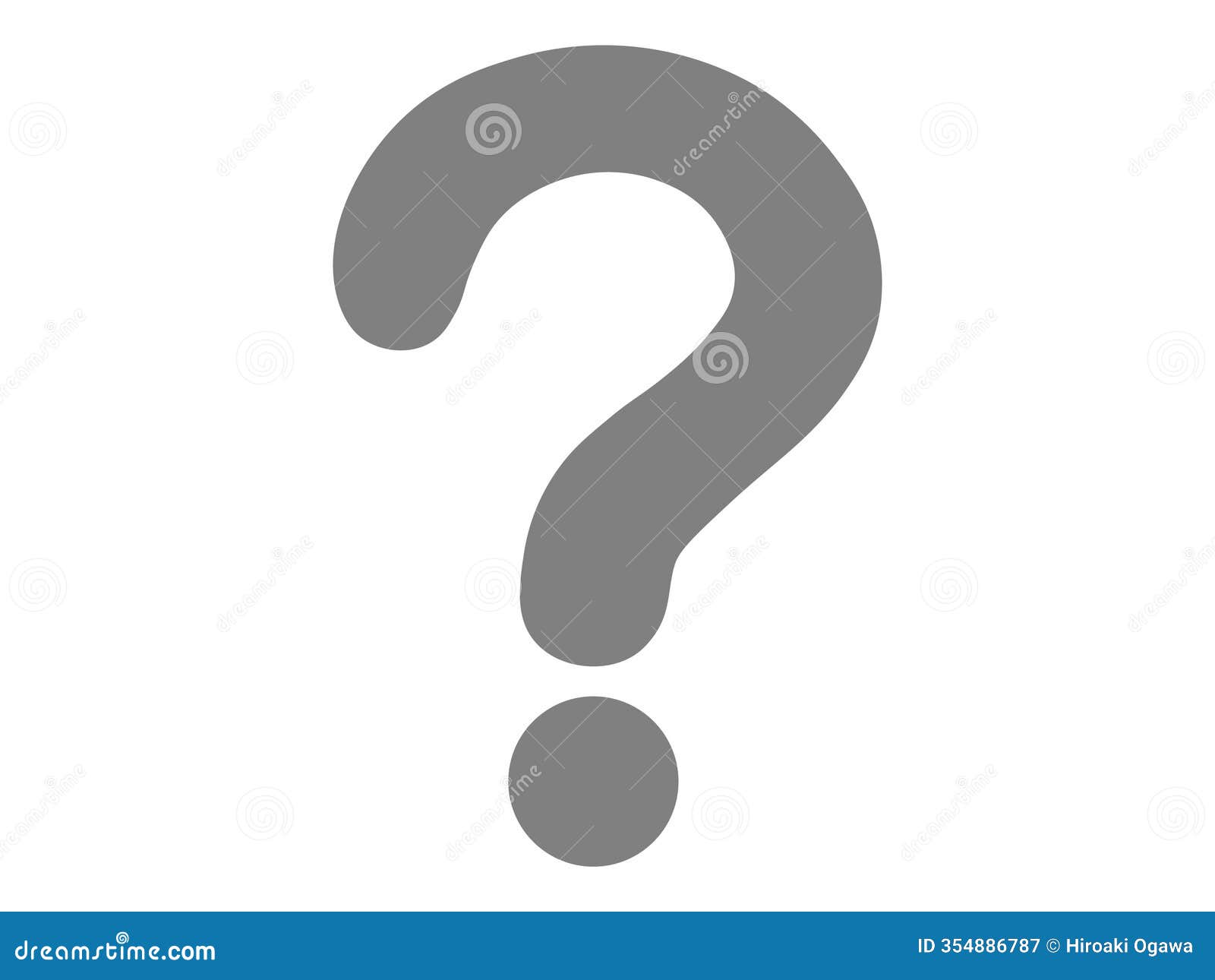 Gray Question Mark Illustration Stock Illustration - Illustration of ...