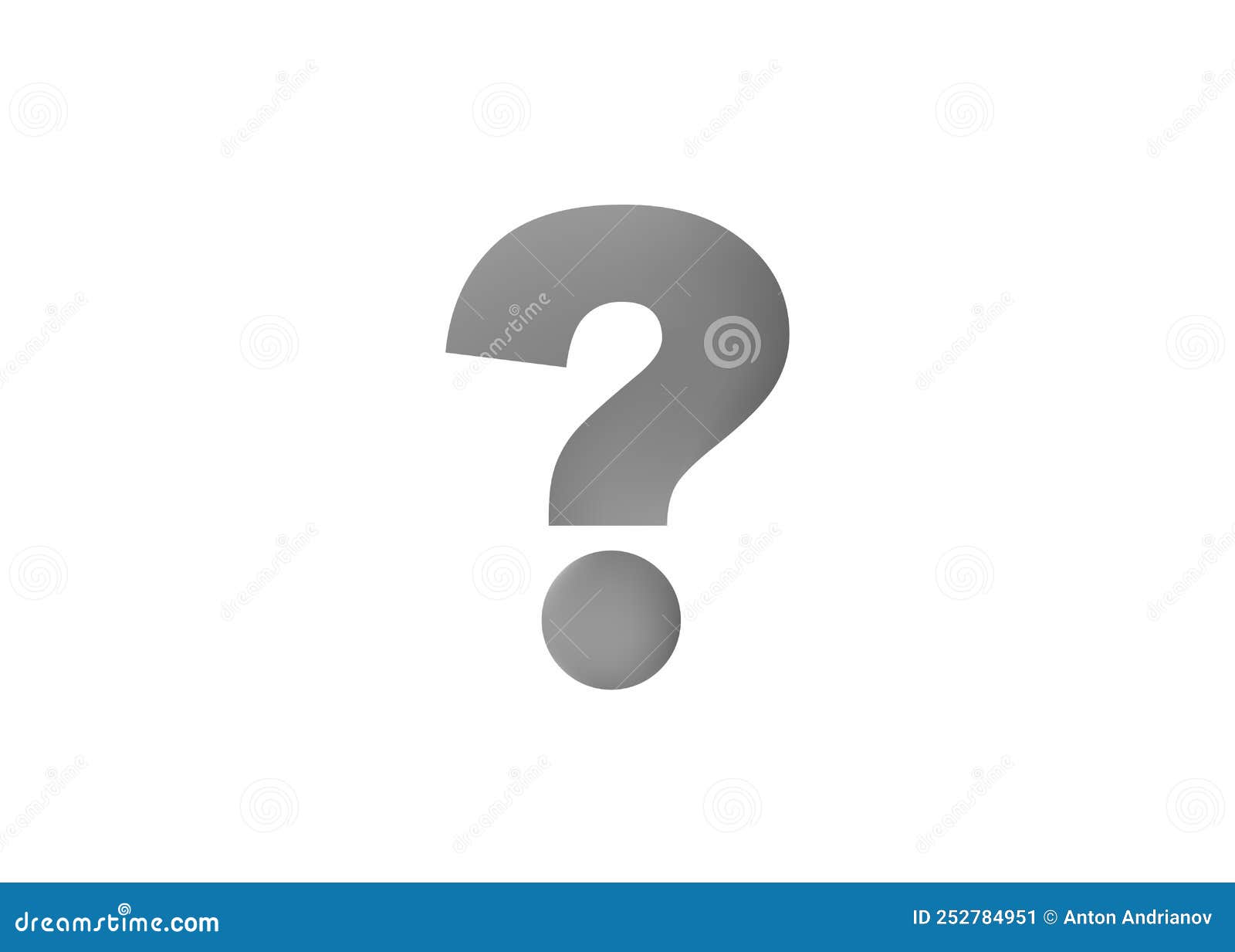 Gray Question Mark Illustration Cartoon Vector | CartoonDealer.com ...