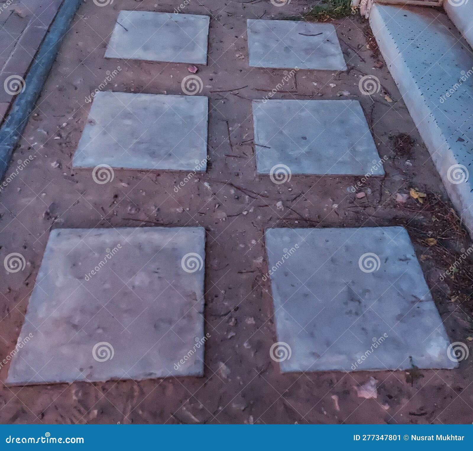 Gray Rectangular Tile Blocks For Sidewalk Footpath Royalty-Free Stock ...