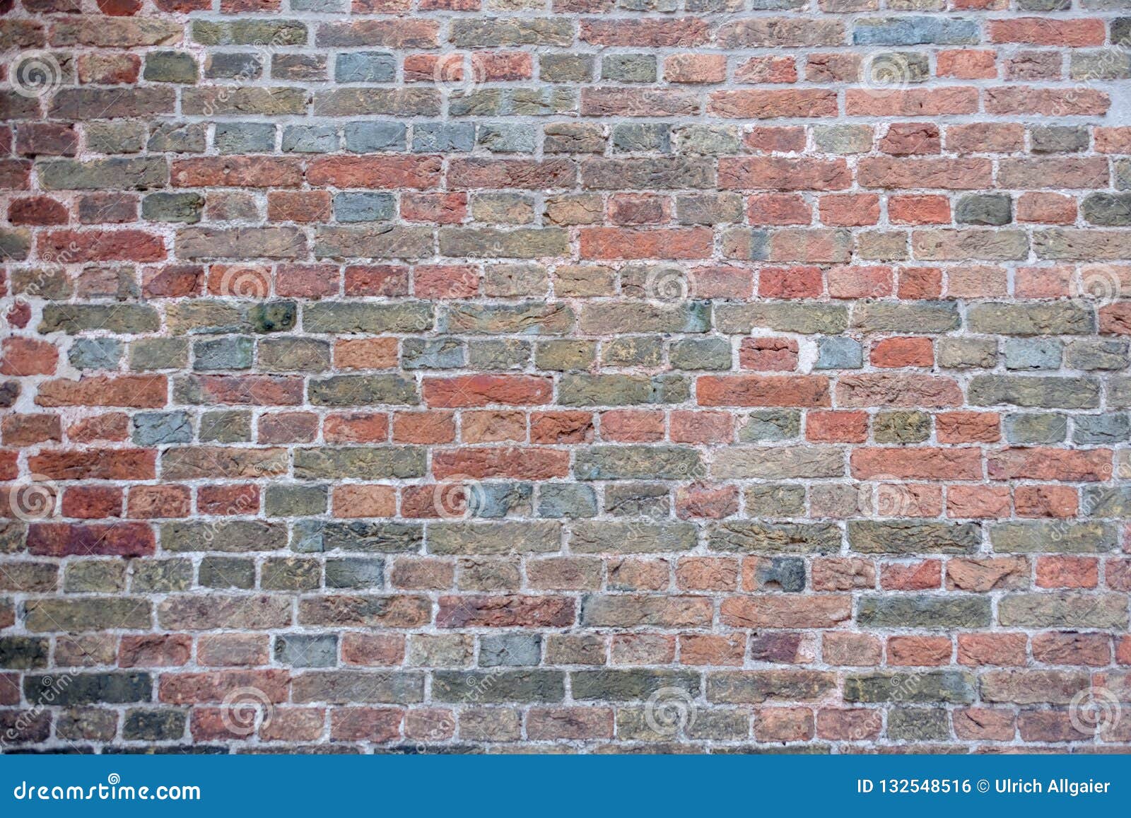Gray Red Pattern, Texture, Brick Wall with Different Colored Bricks ...