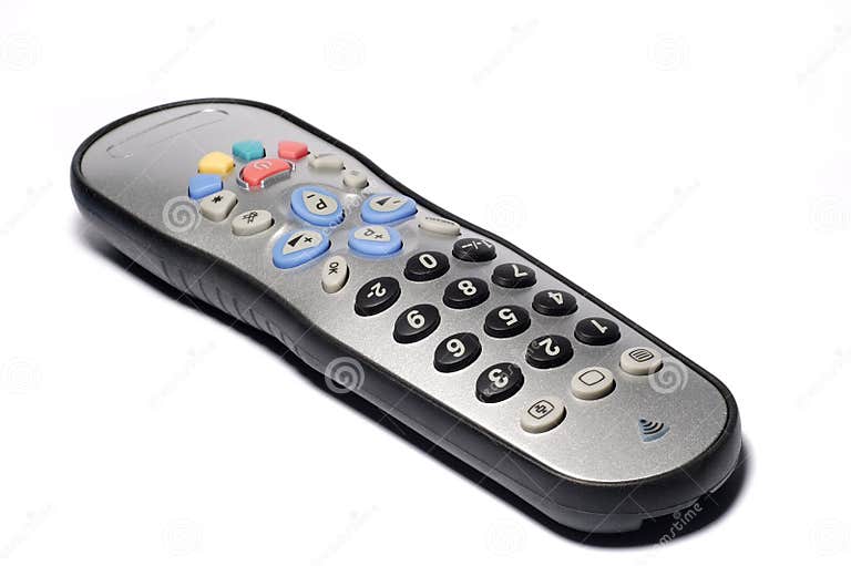 Gray remote control stock image. Image of tech, entertainment - 70305