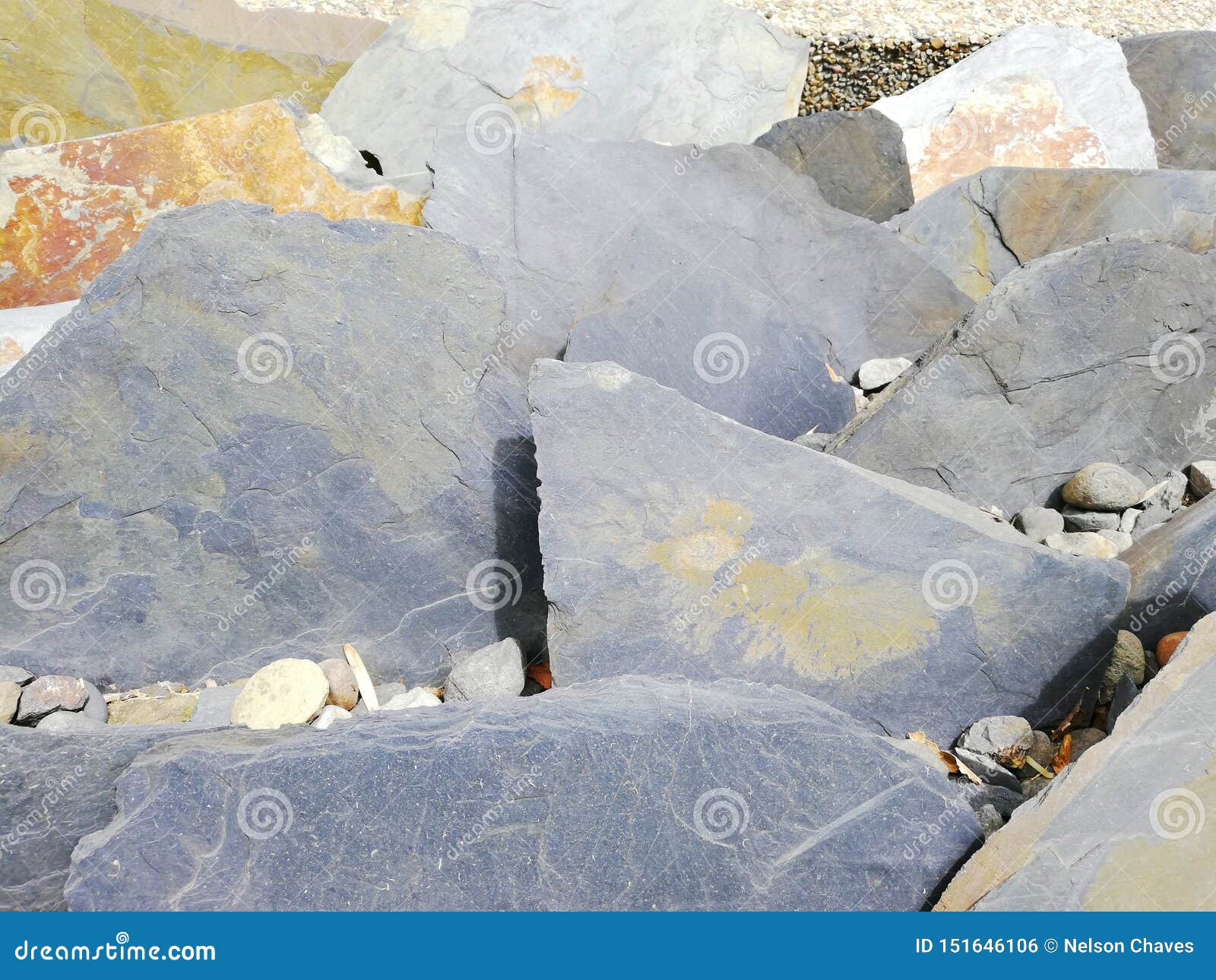 Gray rocks in garden stock photo. Image of architecture - 151646106
