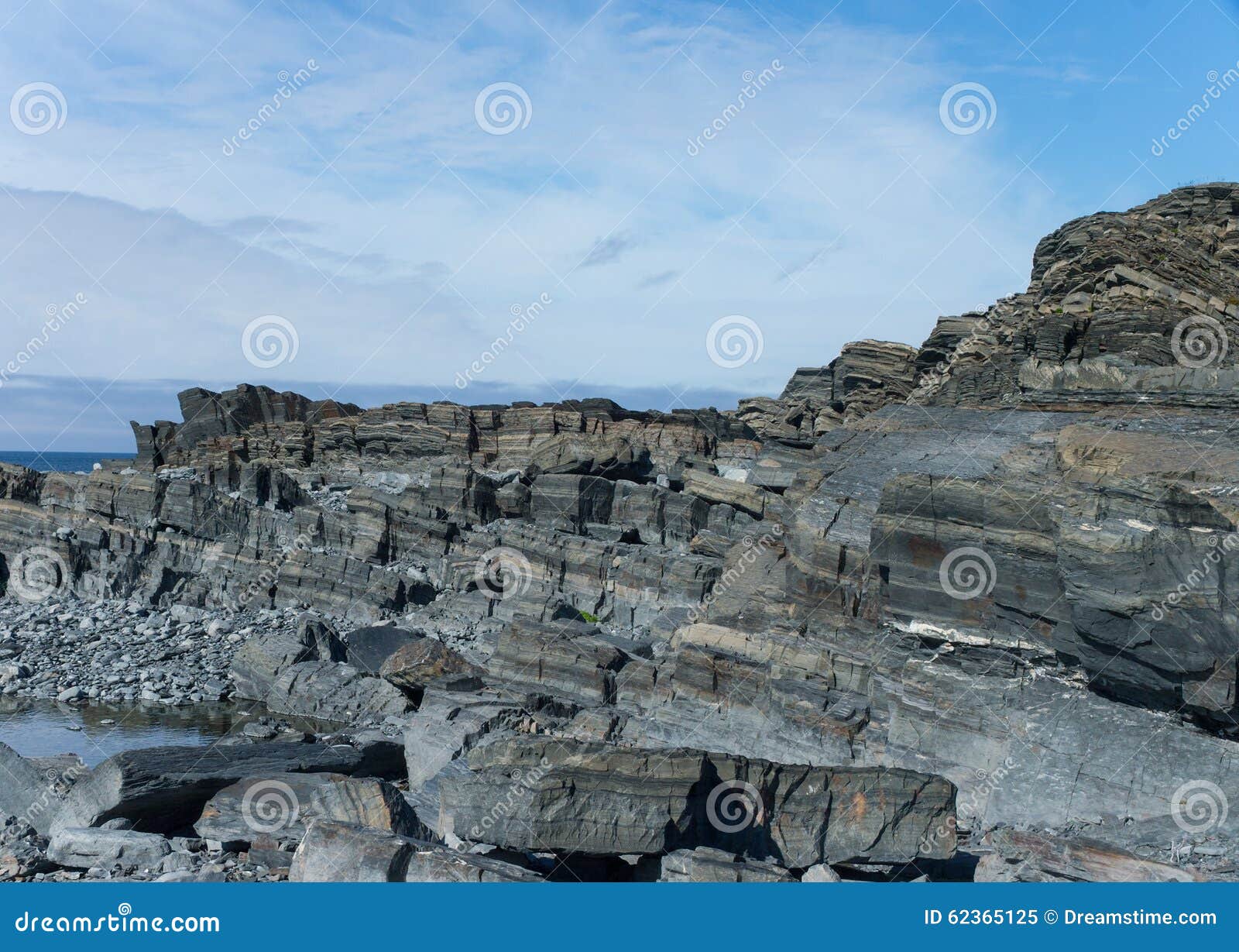 Gray rocks on the seashore stock image. Image of kola - 62365125