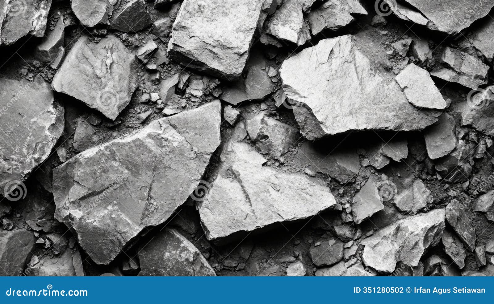 Gray Rocks Texture Irregular Shapes Pattern Stock Illustration ...