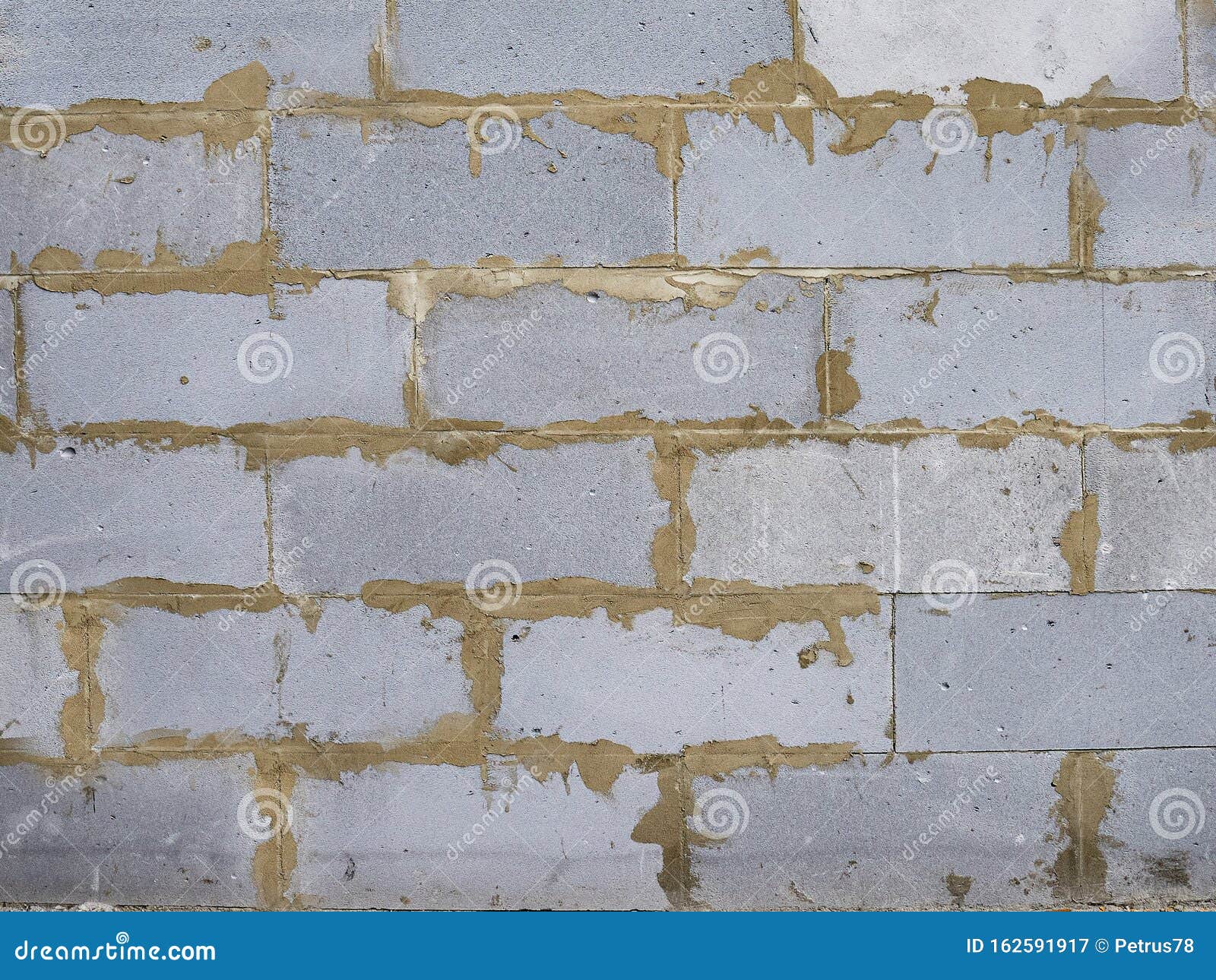 Gray Rough Block Wall Texture Close Up Stock Image - Image of geometric ...