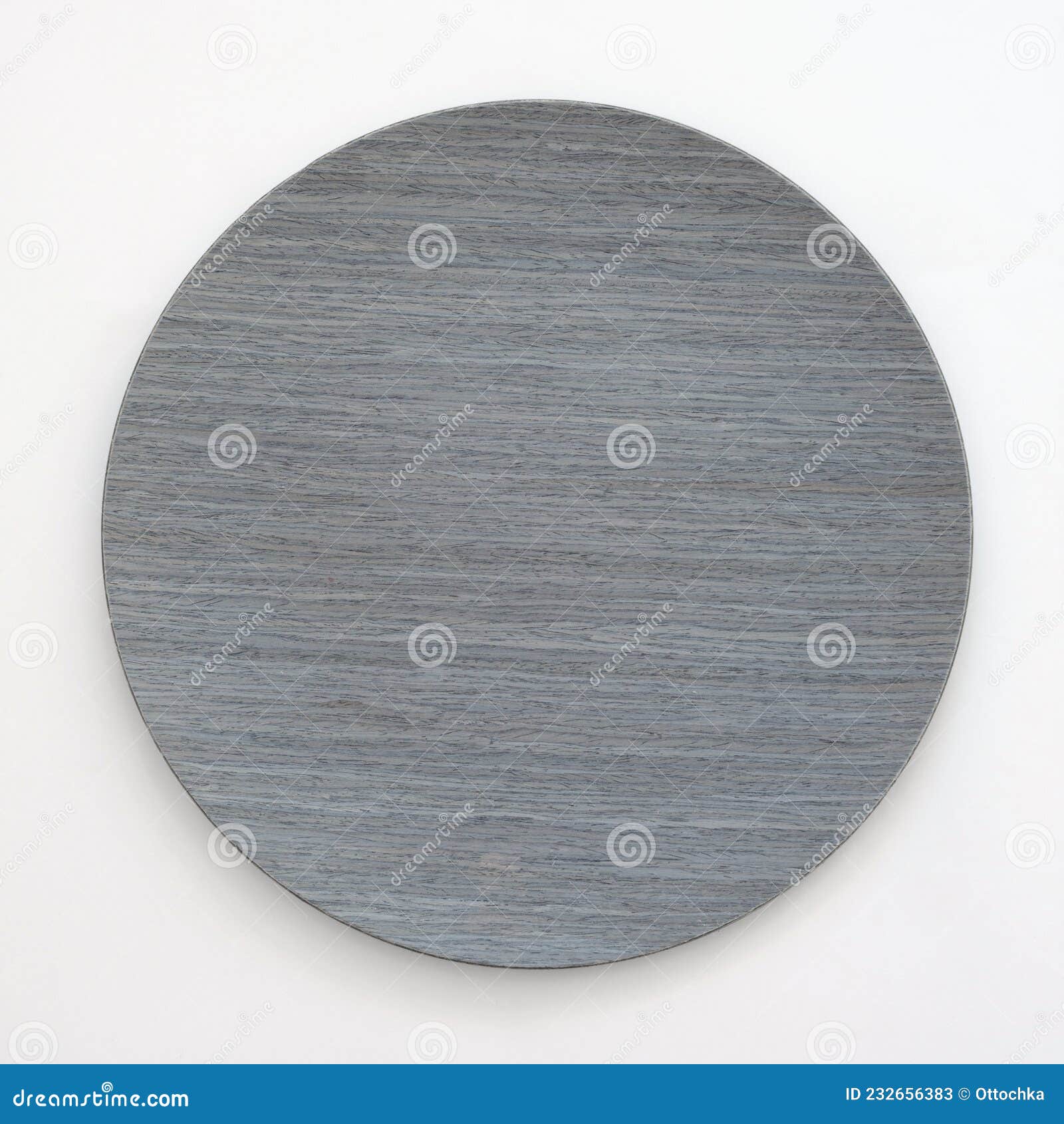 Gray Round Plate on White Background Stock Image - Image of canvas ...