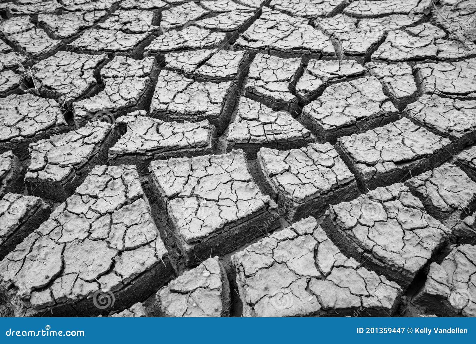 Gray Scale of Cracked Mud Surface Stock Image - Image of arid, dakota ...