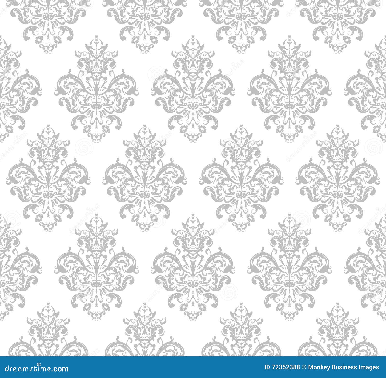 Gray Seamless Repeating Vector Pattern Stock Vector - Illustration of ...