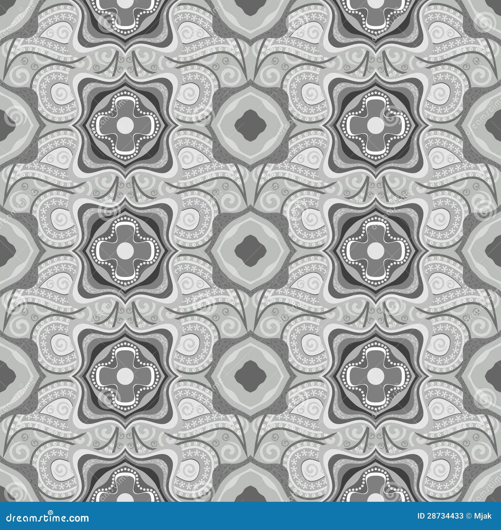 Gray seamless texture stock vector. Illustration of geometric - 28734433