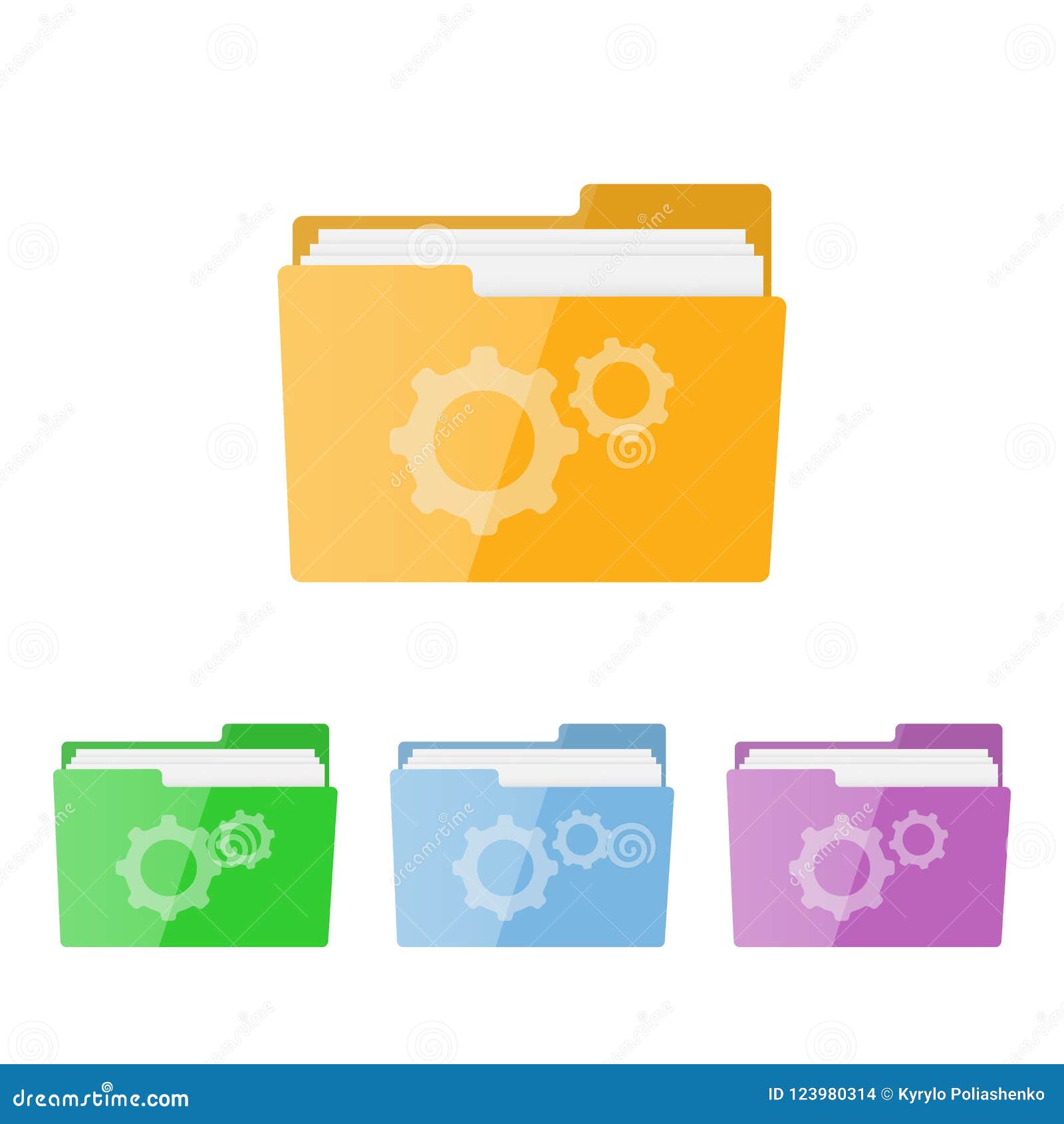 Gray setting icon. stock vector. Illustration of repair - 123980314