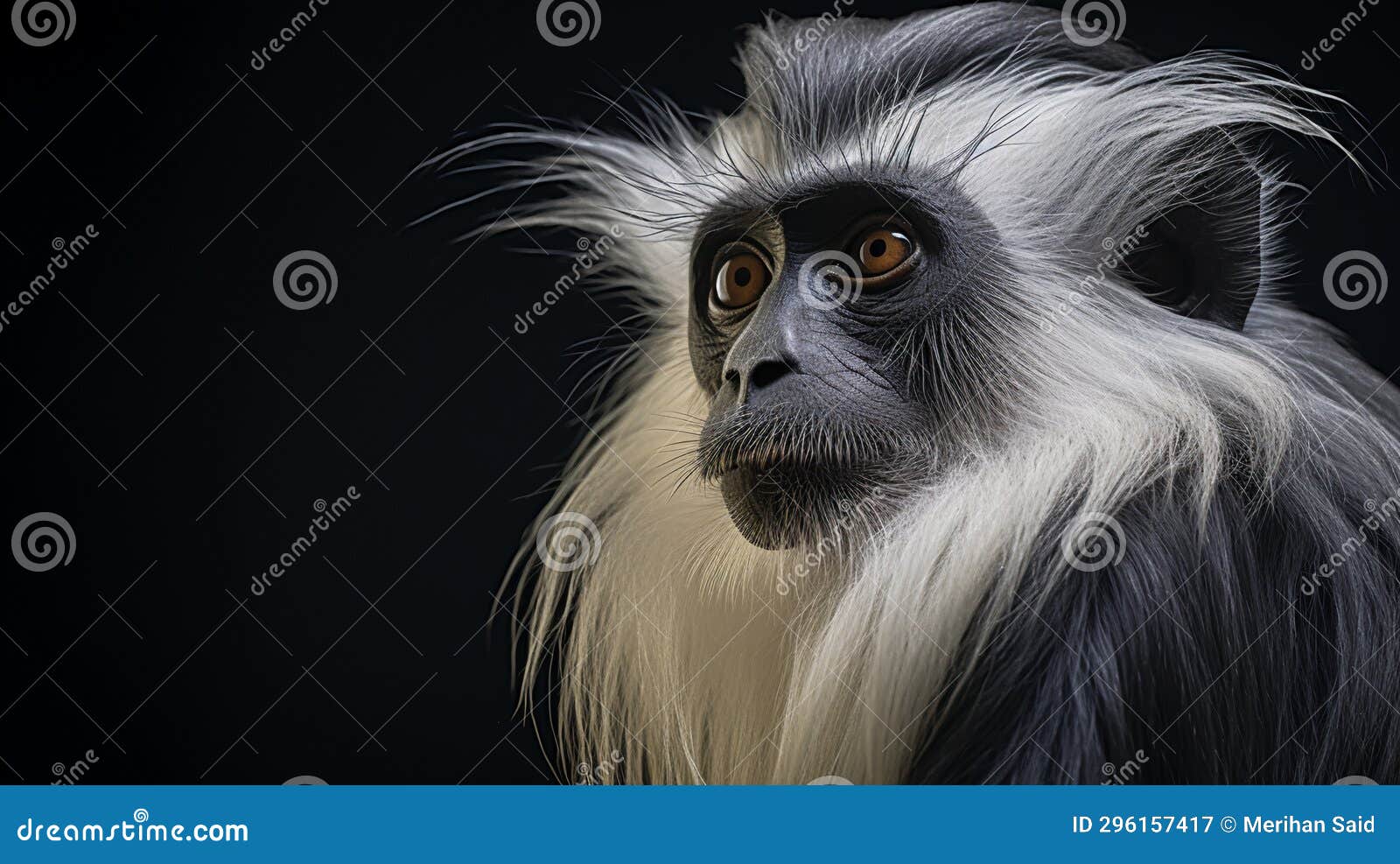 Gray-shanked Douc Langur, AI Generative Stock Image - Image of ...