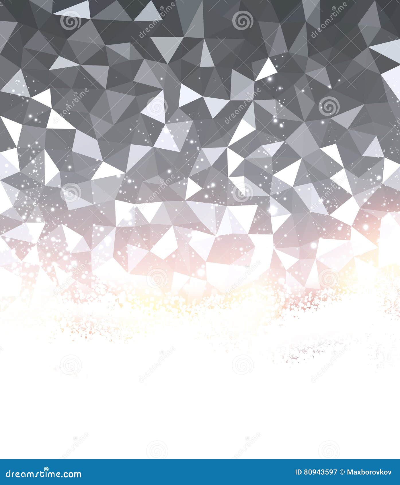 Gray Shining Geometric Abstract Background. Stock Vector - Illustration ...