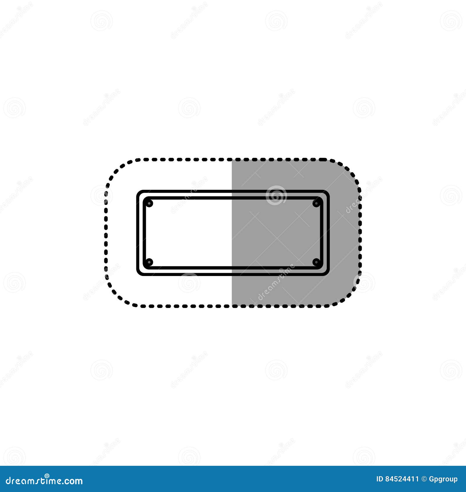 Sticker Metallic Shield With Silhouette Of Graduation Cap Stock ...