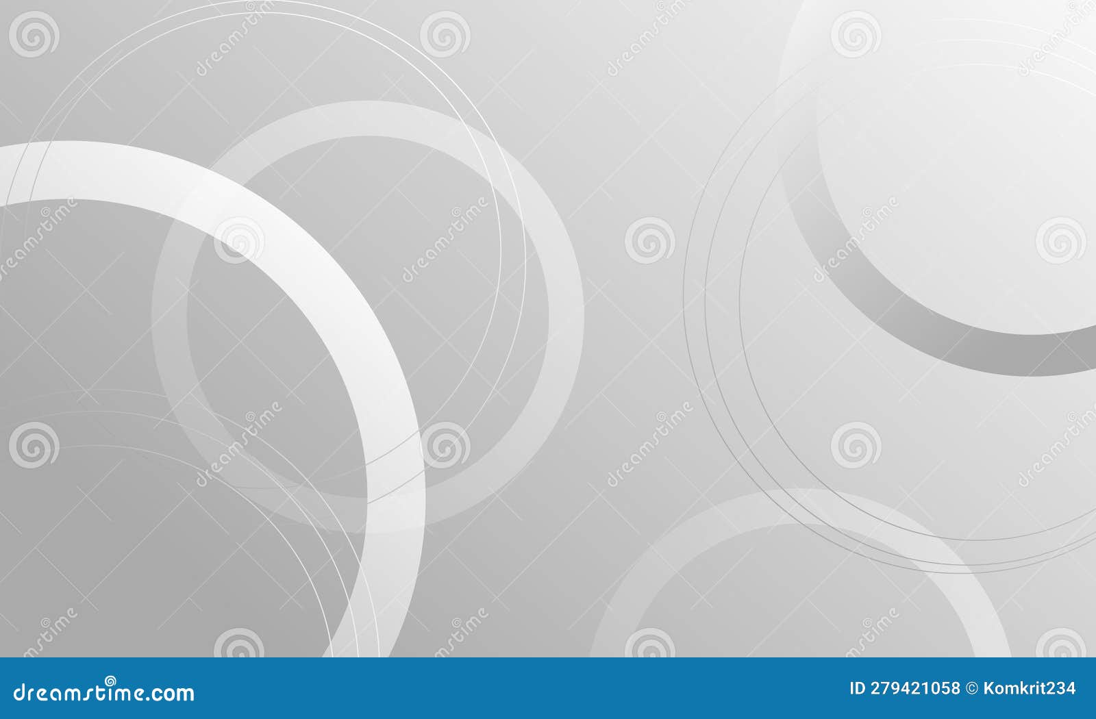 Gray Silver Color Circle Lines Abstract Pattern Background Stock Vector ...