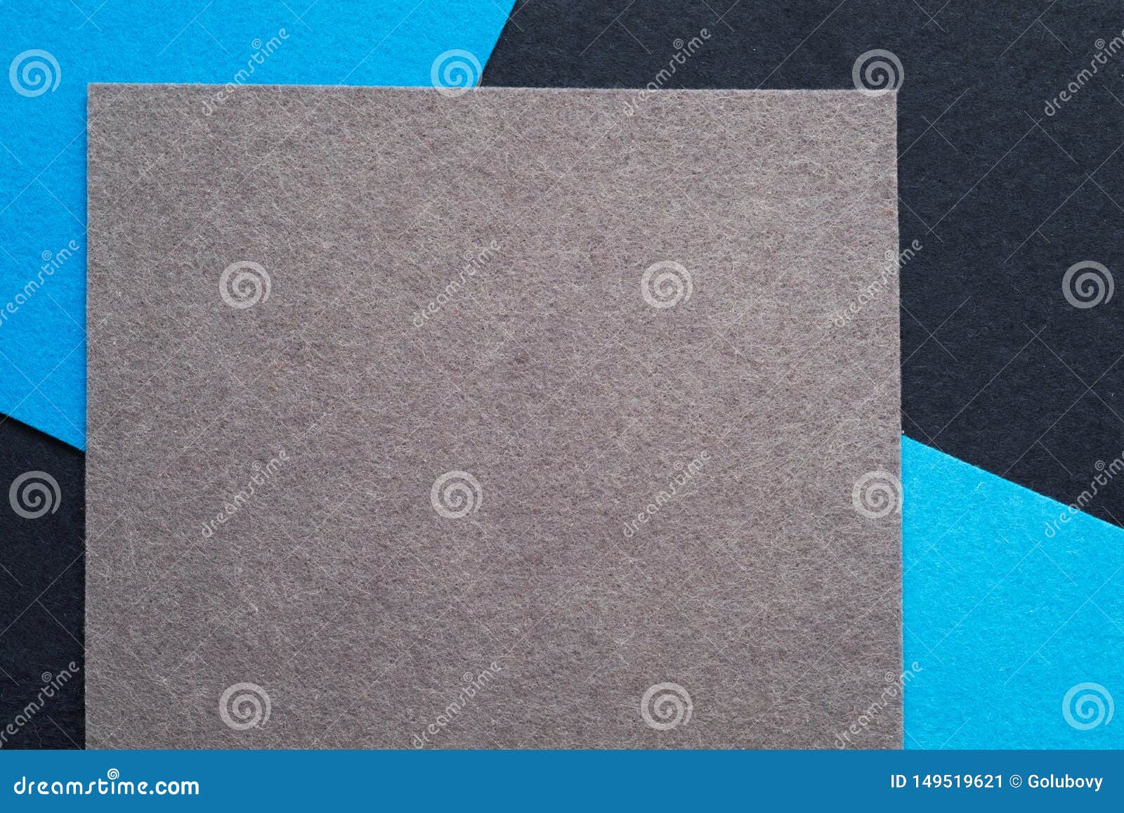 Gray Blue Felt Texture Layers Geometric Background Stock Image - Image ...