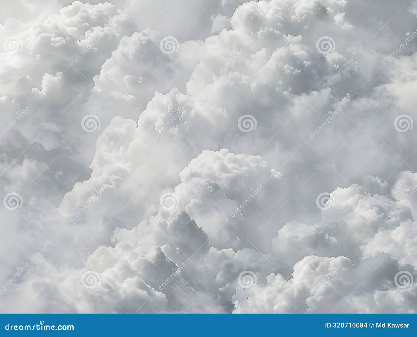 Gray Sky Texture with Subtle Clouds for Design Stock Illustration ...