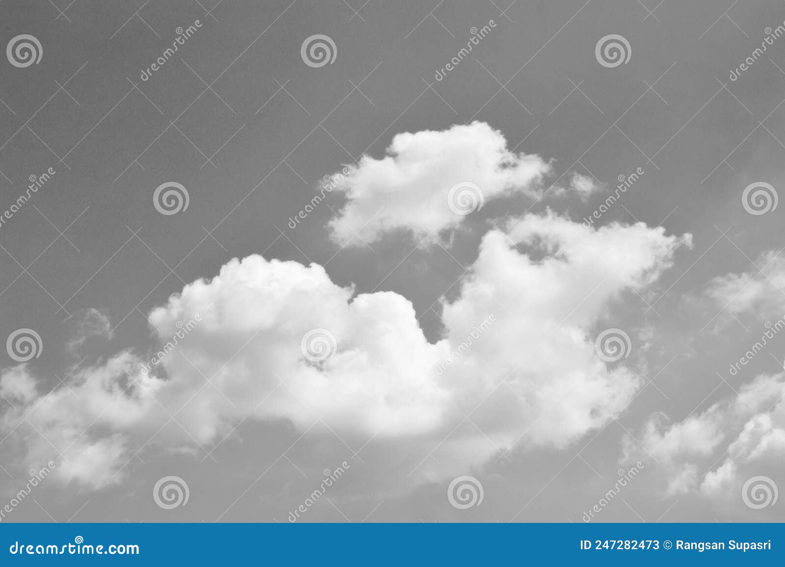 Gray Sky with White Clouds. Beautiful Sky Background and Wallpaper ...