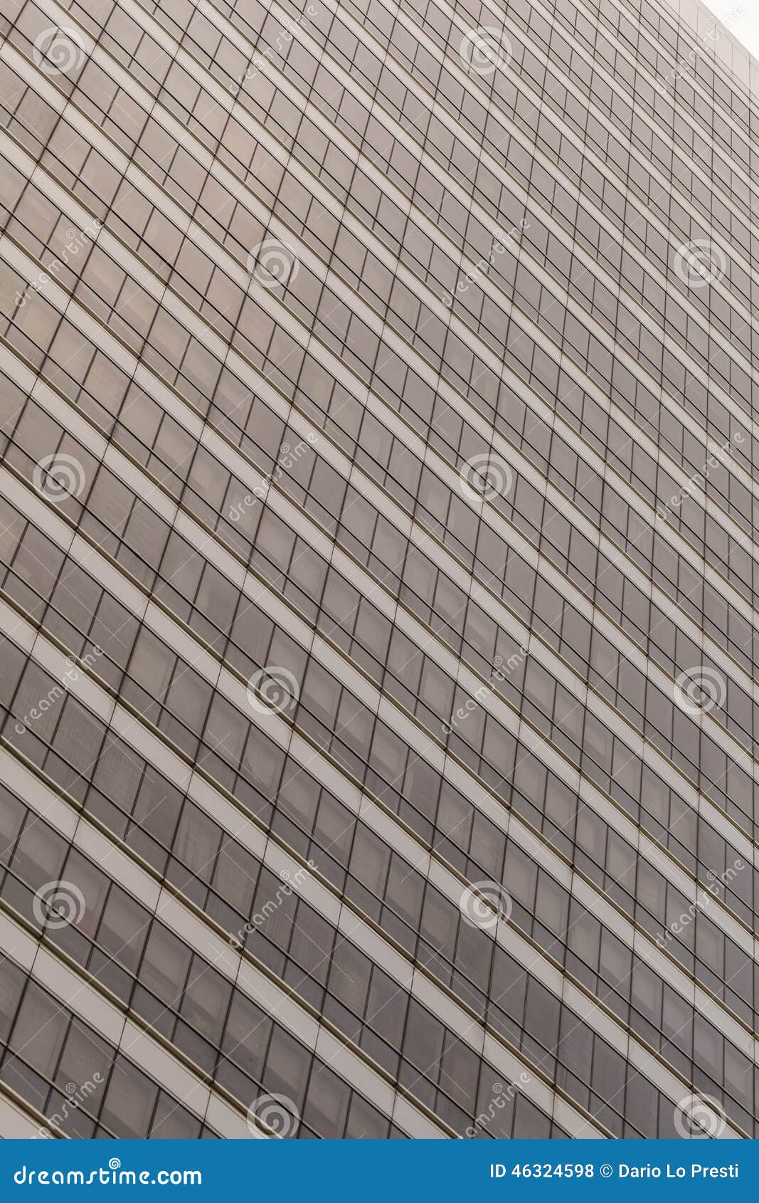 Gray skyscraper facade stock photo. Image of gray, glass - 46324598