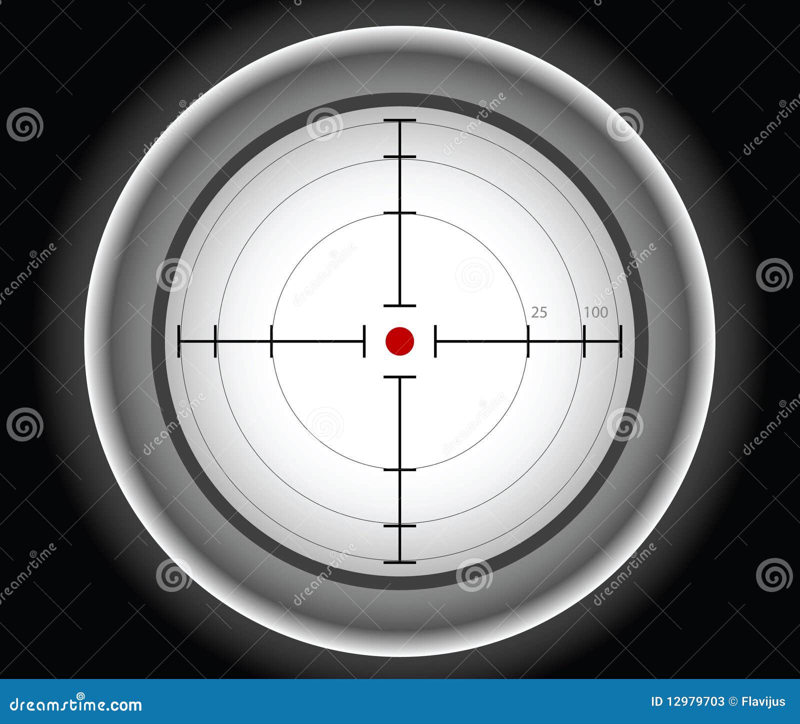 Gray sniper target stock vector. Illustration of challenge - 12979703
