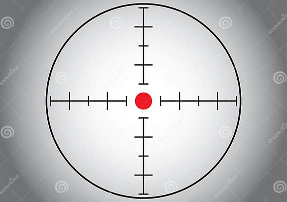 Gray sniper target. stock vector. Illustration of aspirations - 6646716