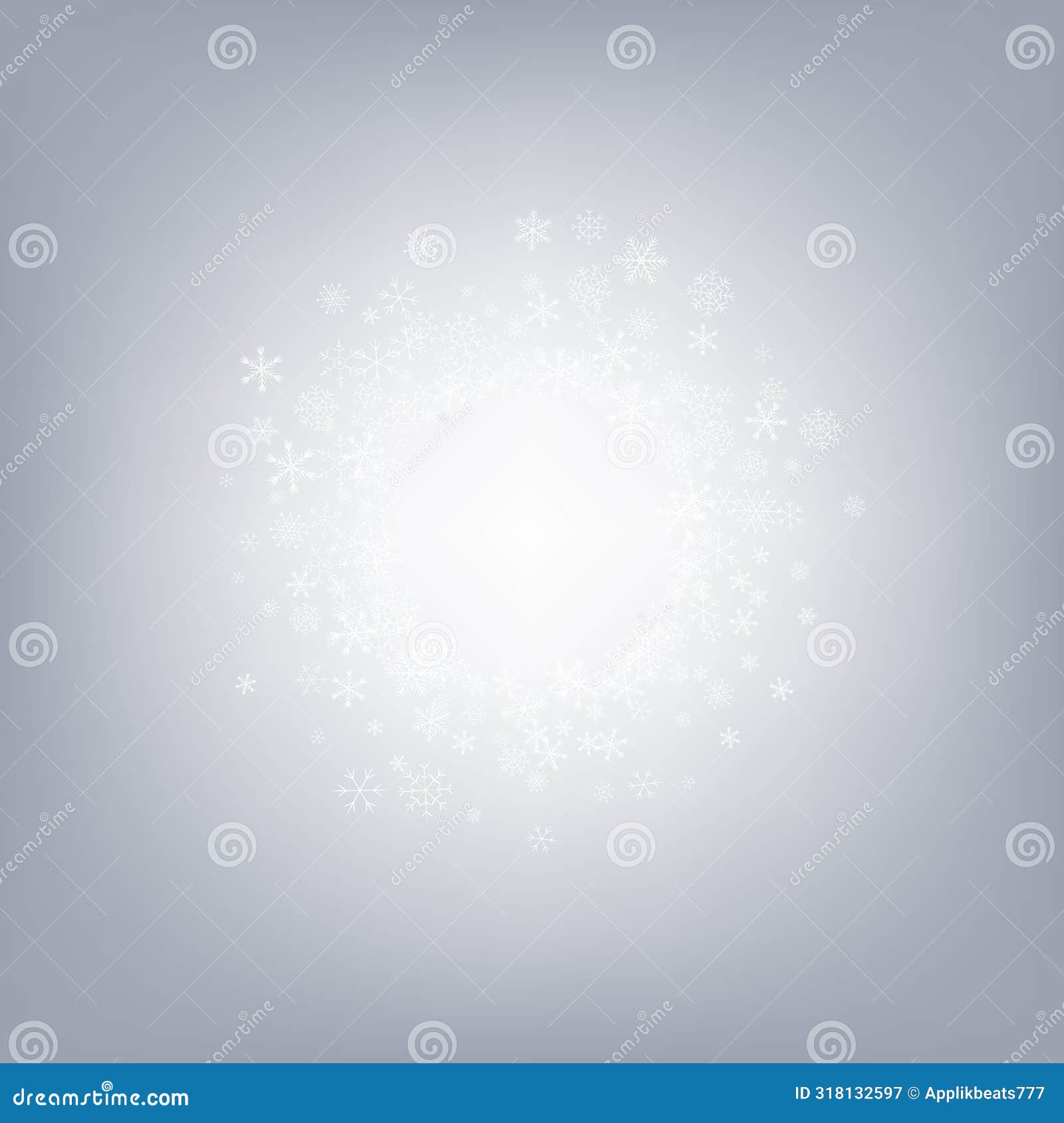 Gray Snowfall Vector Gray Background. Christmas Stock Vector ...