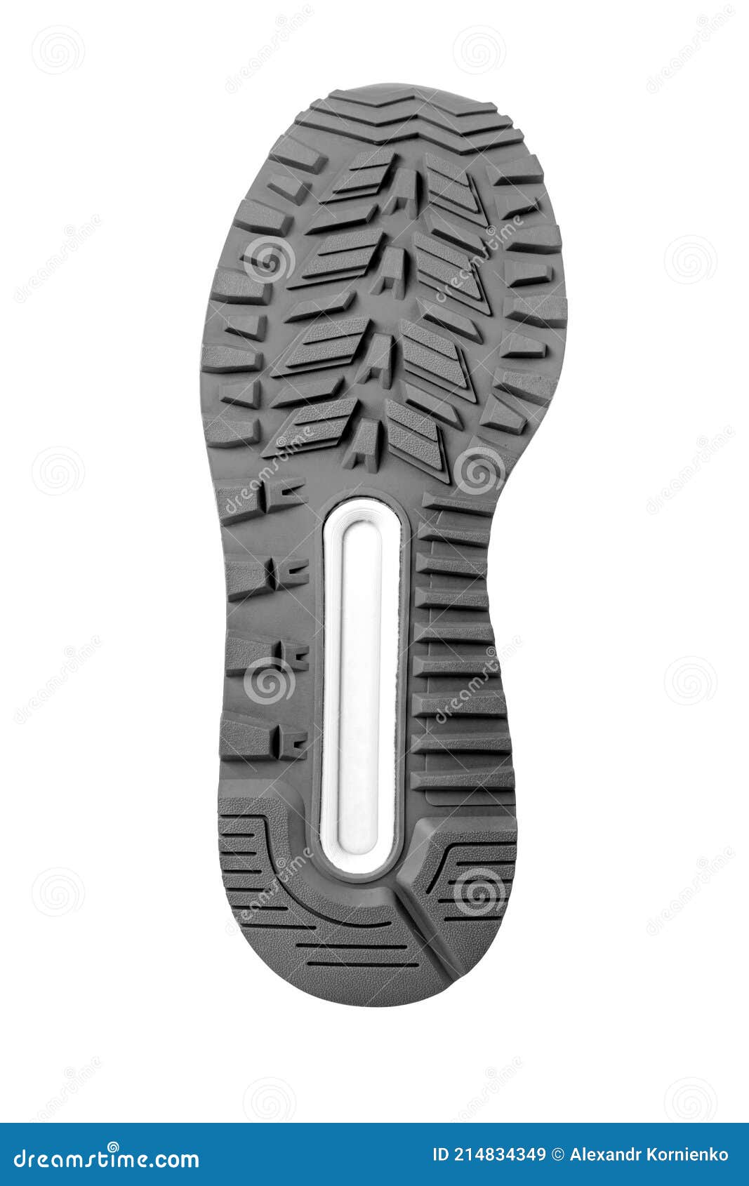 Gray Sole of a Boot on a White Background Stock Image - Image of ...