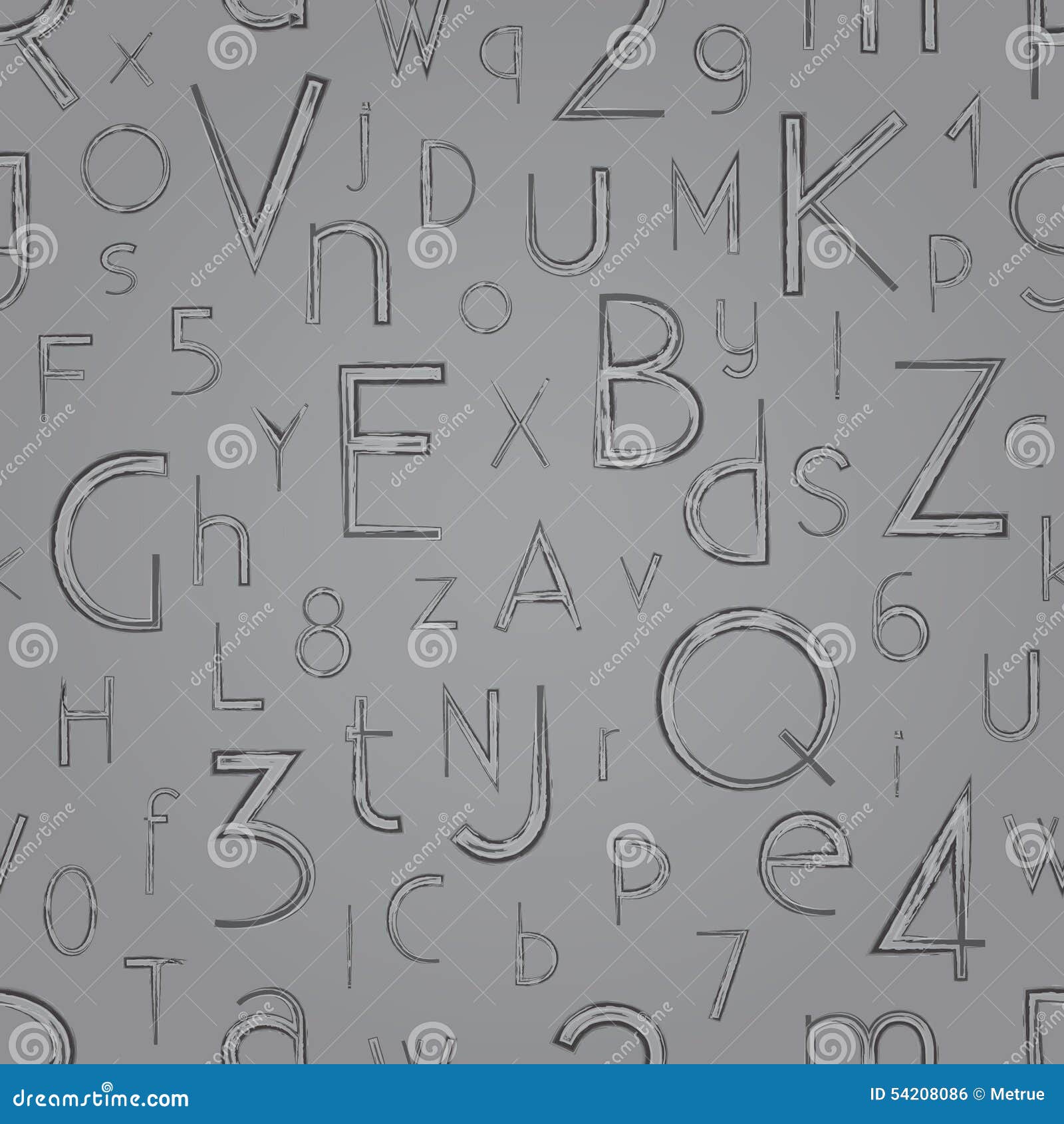 Gray sparse stock illustration. Illustration of character - 54208086