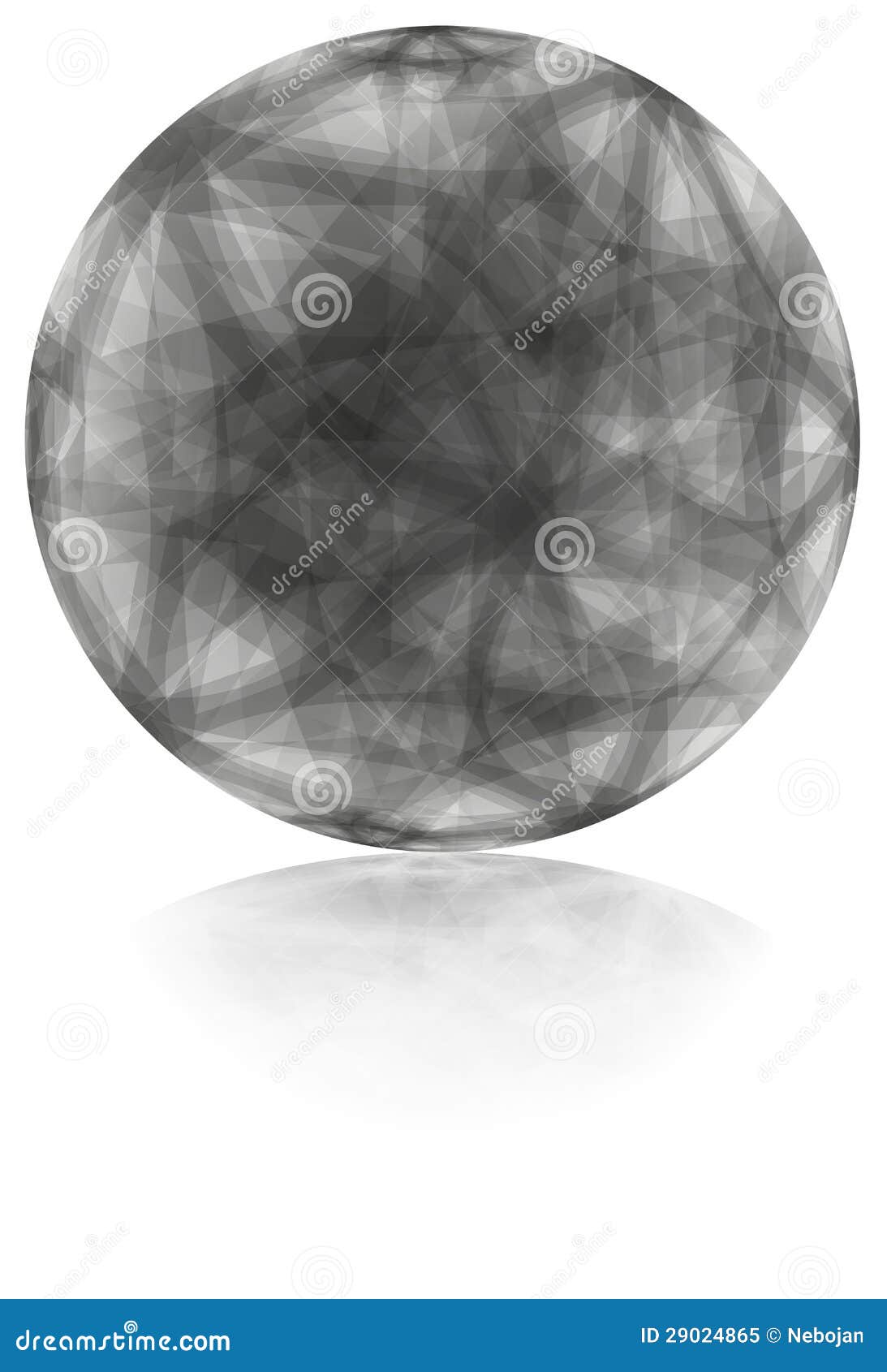Gray sphere stock vector. Illustration of contour, prompt - 29024865