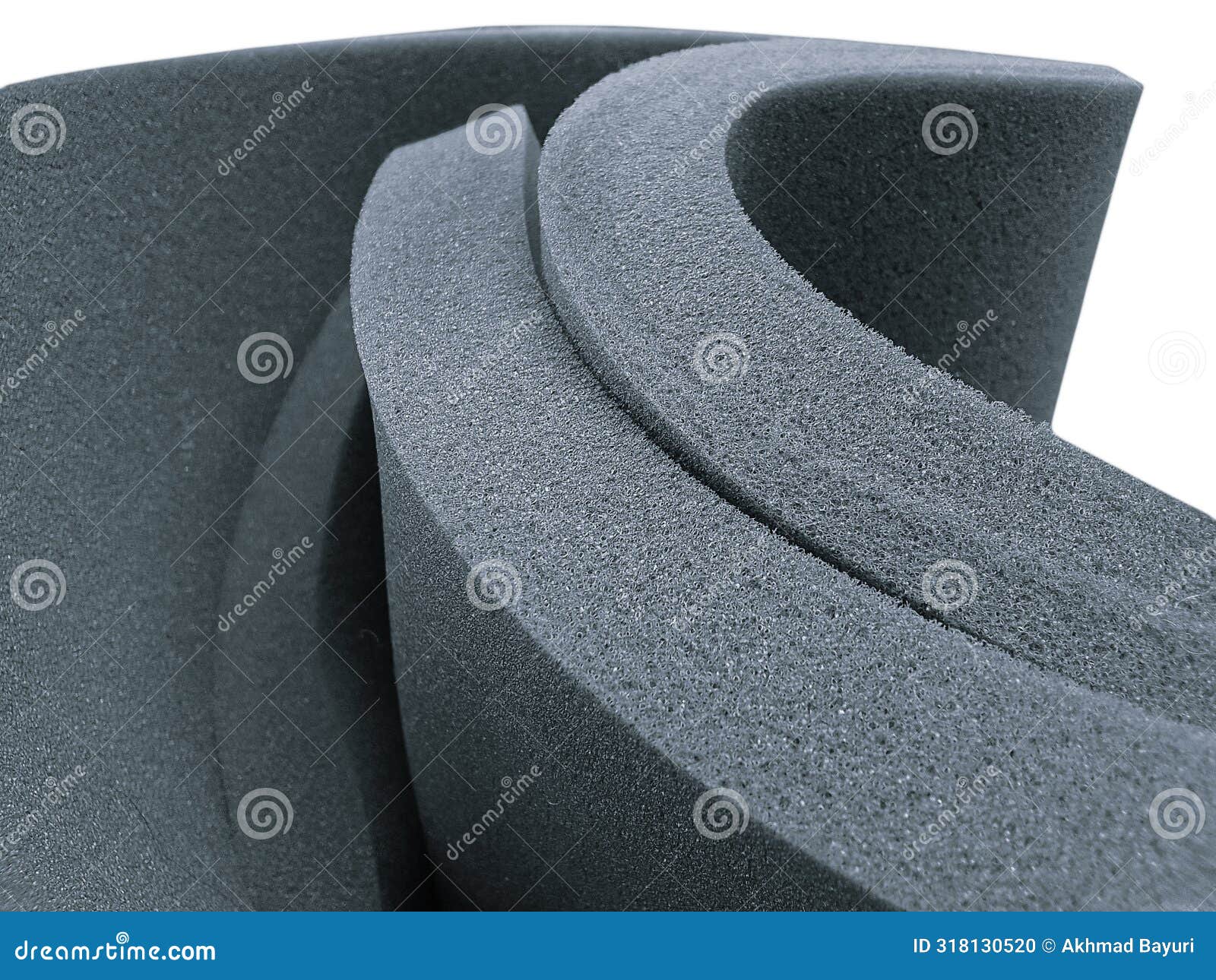 Gray Sponge Foam Material Sheet Stock Photo - Image of cutting, porous ...