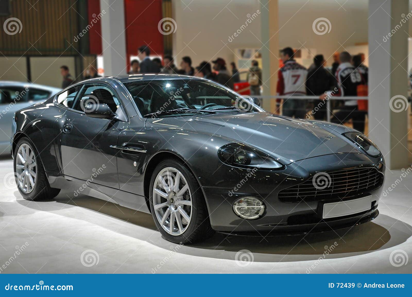 Gray sport car stock image. Image of auto, street, wheels - 72439