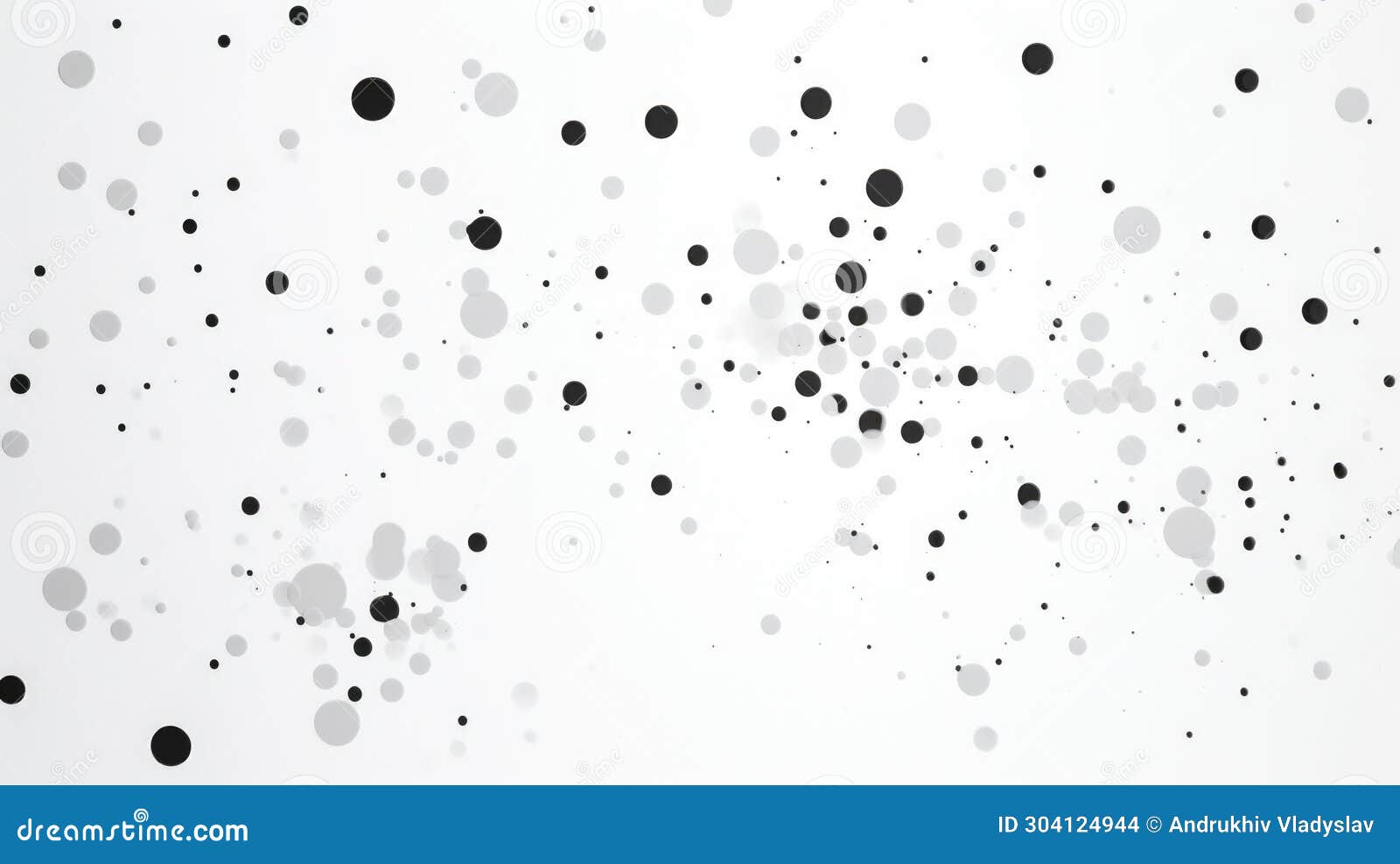 Gray Spots on White Background, Abstract Illustration Stock ...