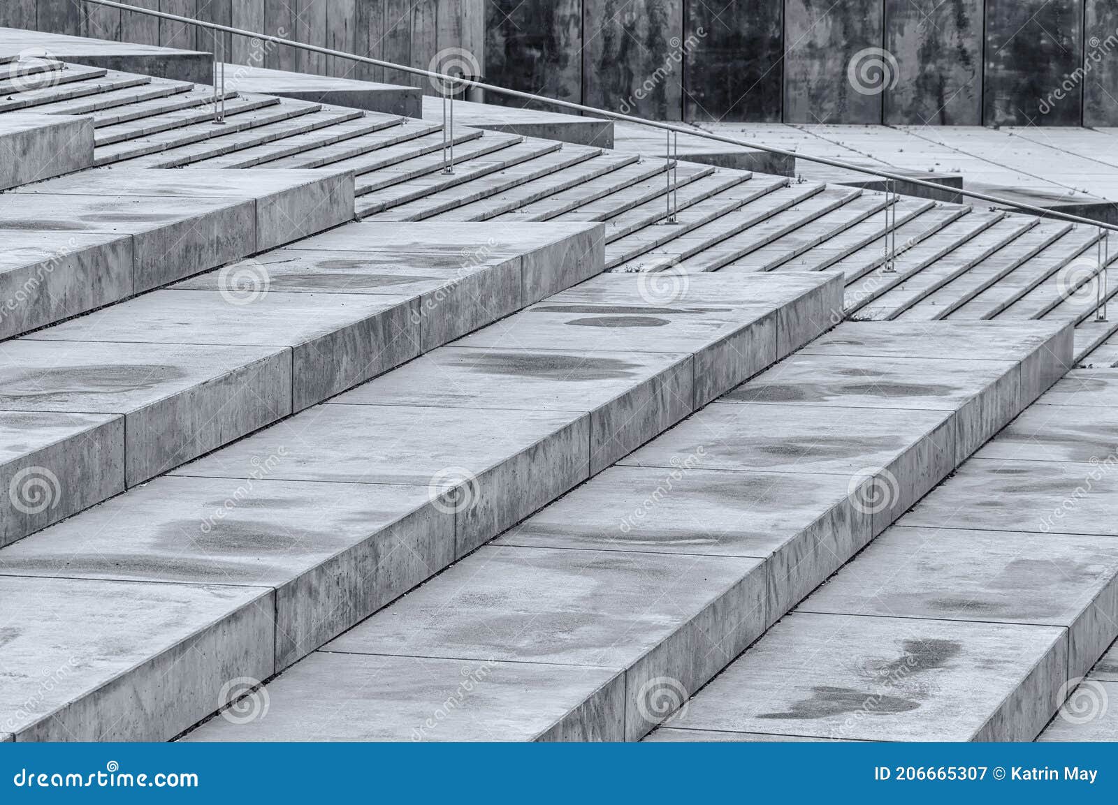 Gray Steps of Stone in the City Stock Image - Image of concept ...
