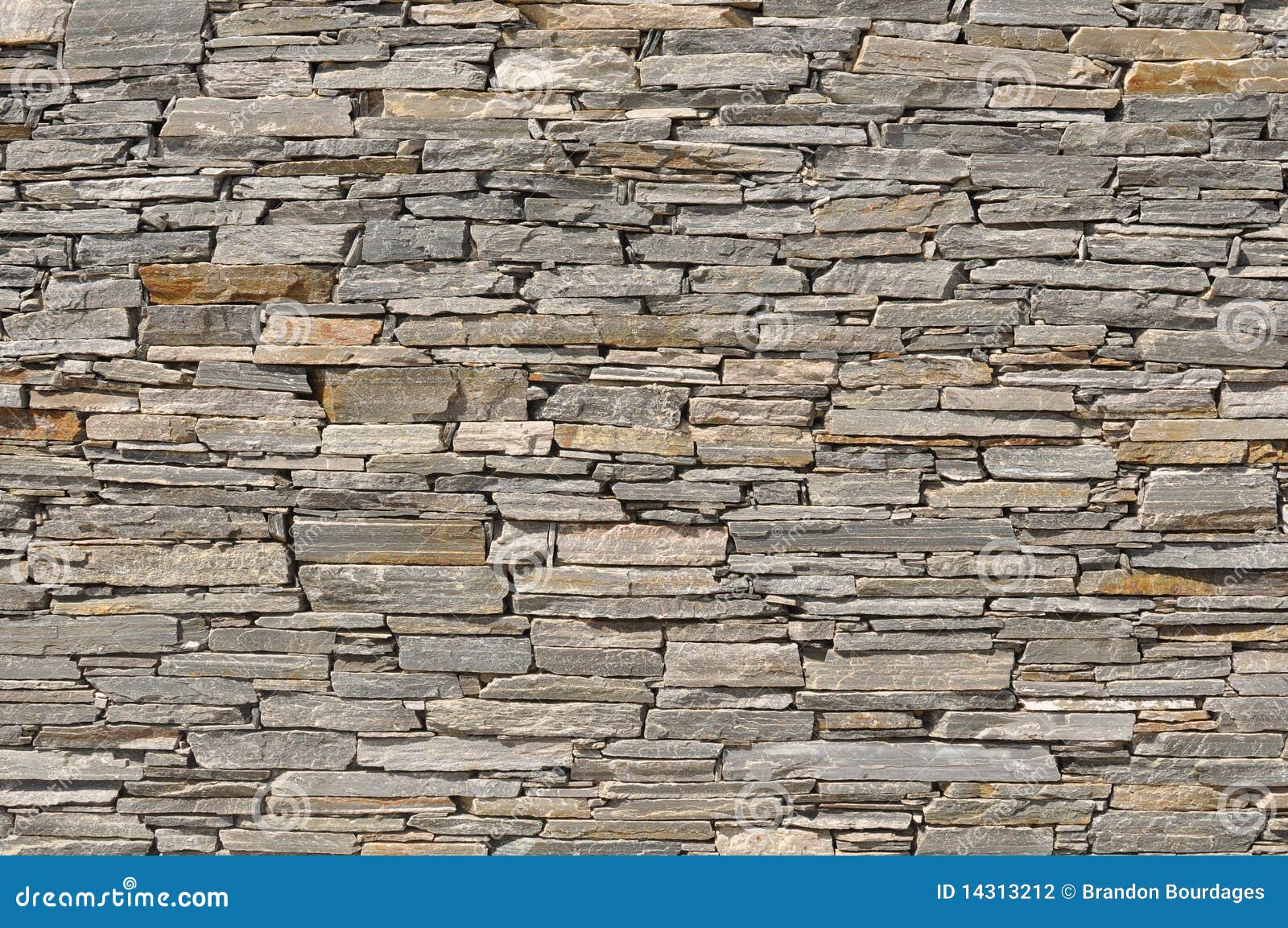 Gray Stone Brick Wall Background Stock Photo - Image of pattern ...