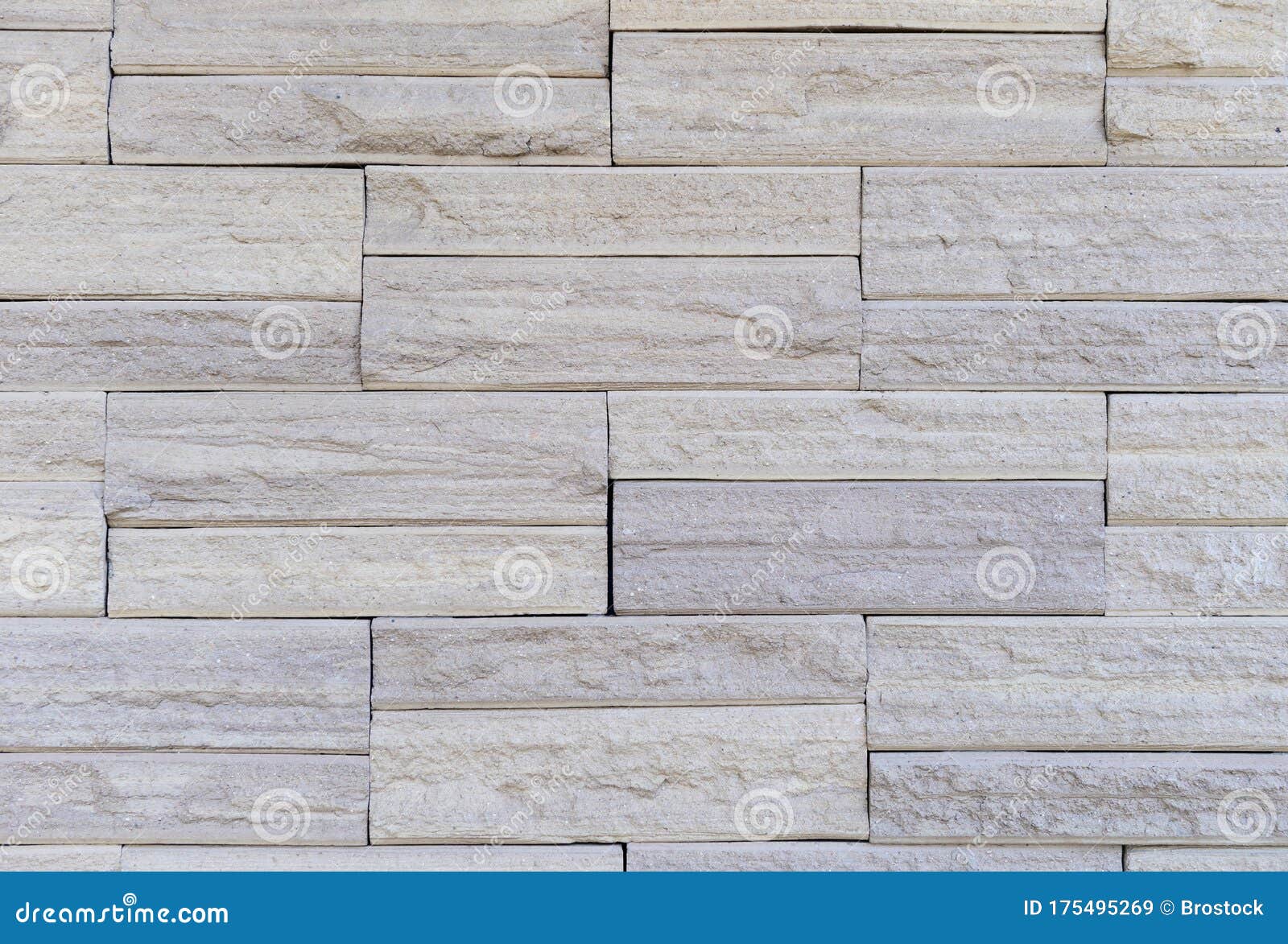 Gray Stone Brick Wall Texture Stock Image - Image of background ...