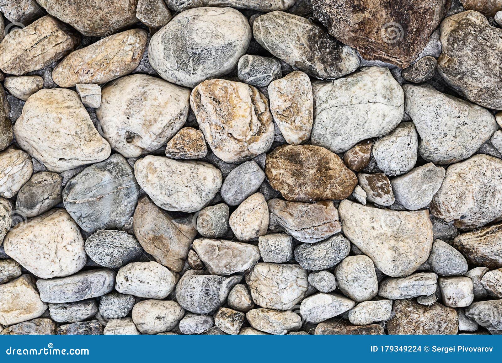 Gray Stone Pattern, Cobblestone Wall Hard and Weathered Background ...