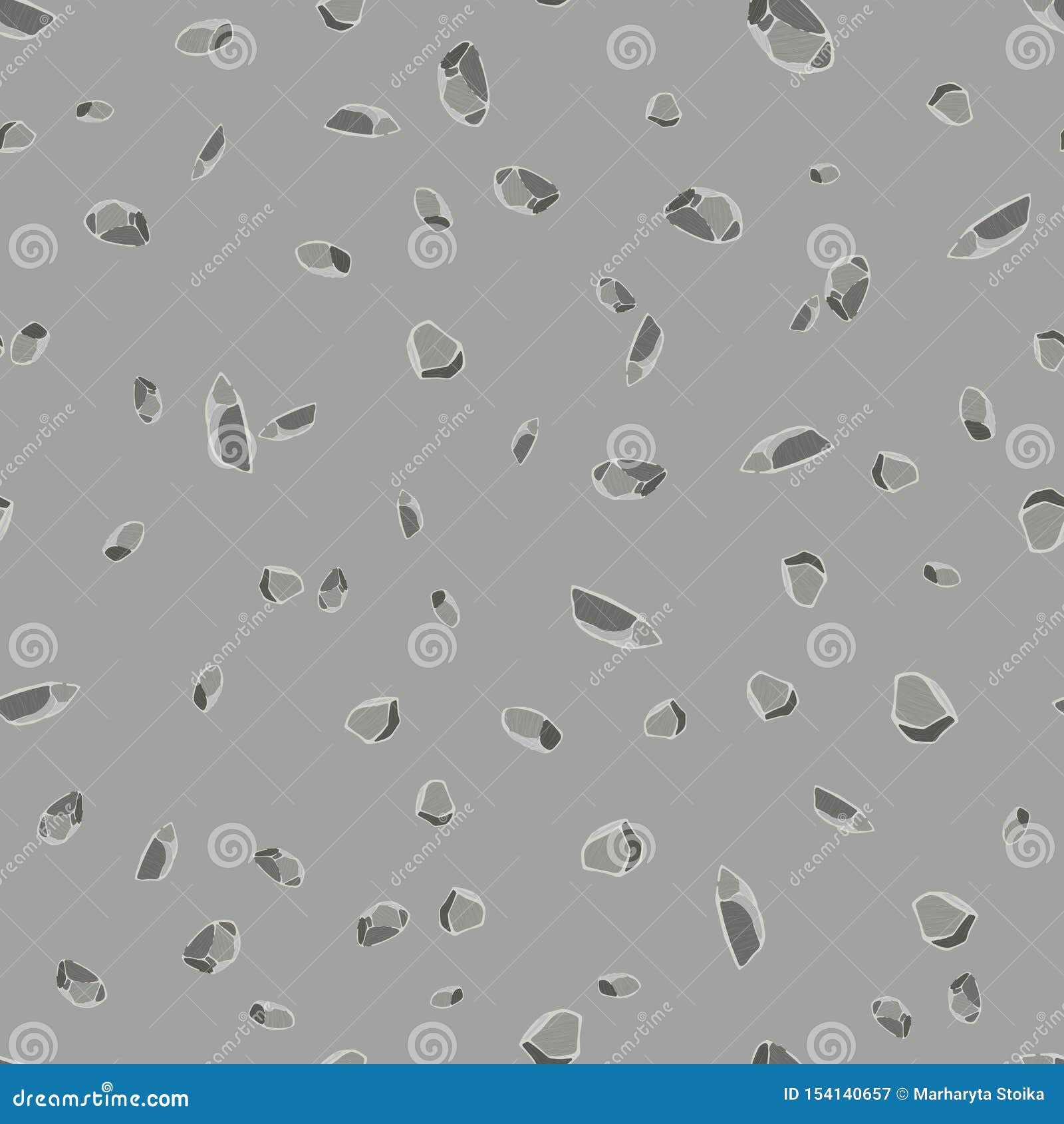 Gray stone repeat. stock vector. Illustration of natural - 154140657
