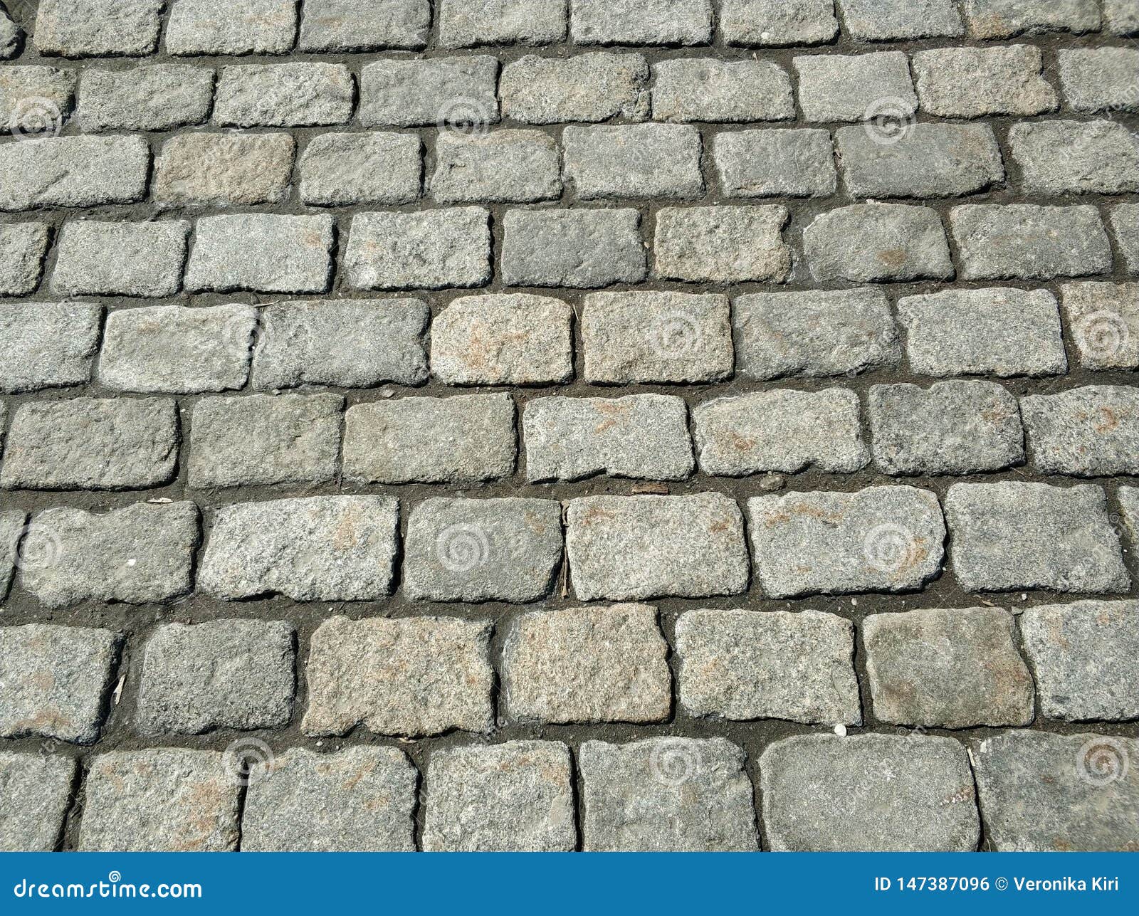 Gray Stone Road. Stone Surface of the Blocks Stock Photo - Image of ...