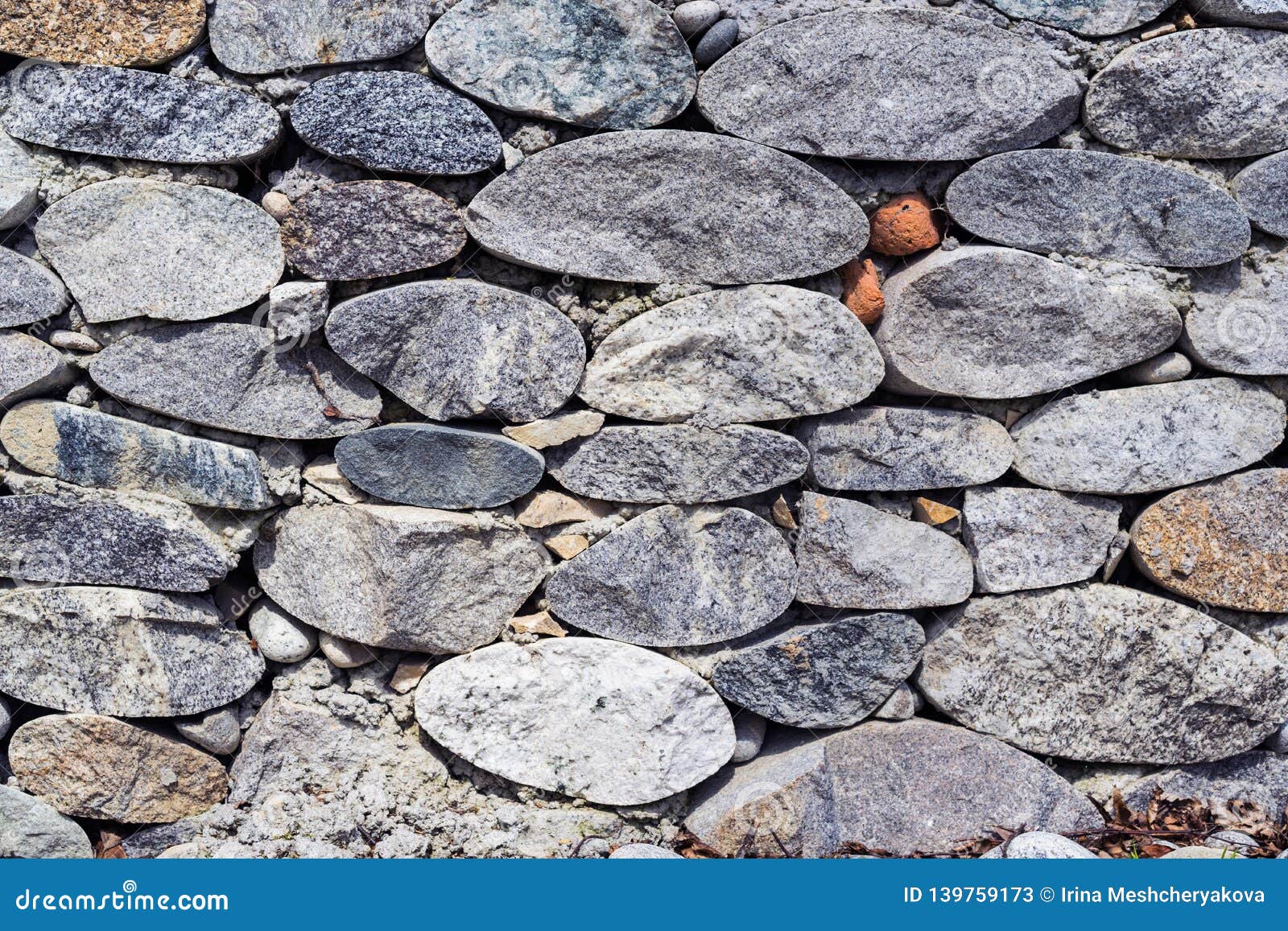 Gray Stone Wall Background Rustic Texture Stock Image - Image of ...