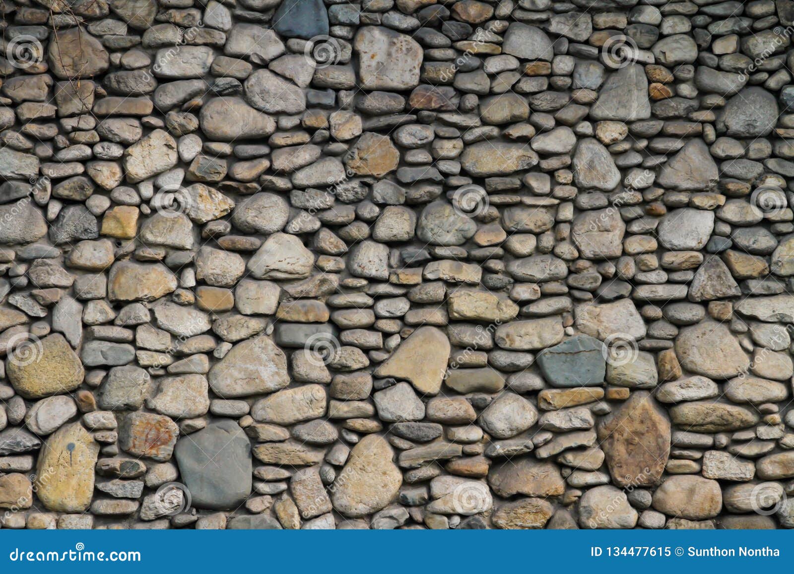 Gray Stone Wall with Beautiful Patterns Stock Image - Image of cement ...